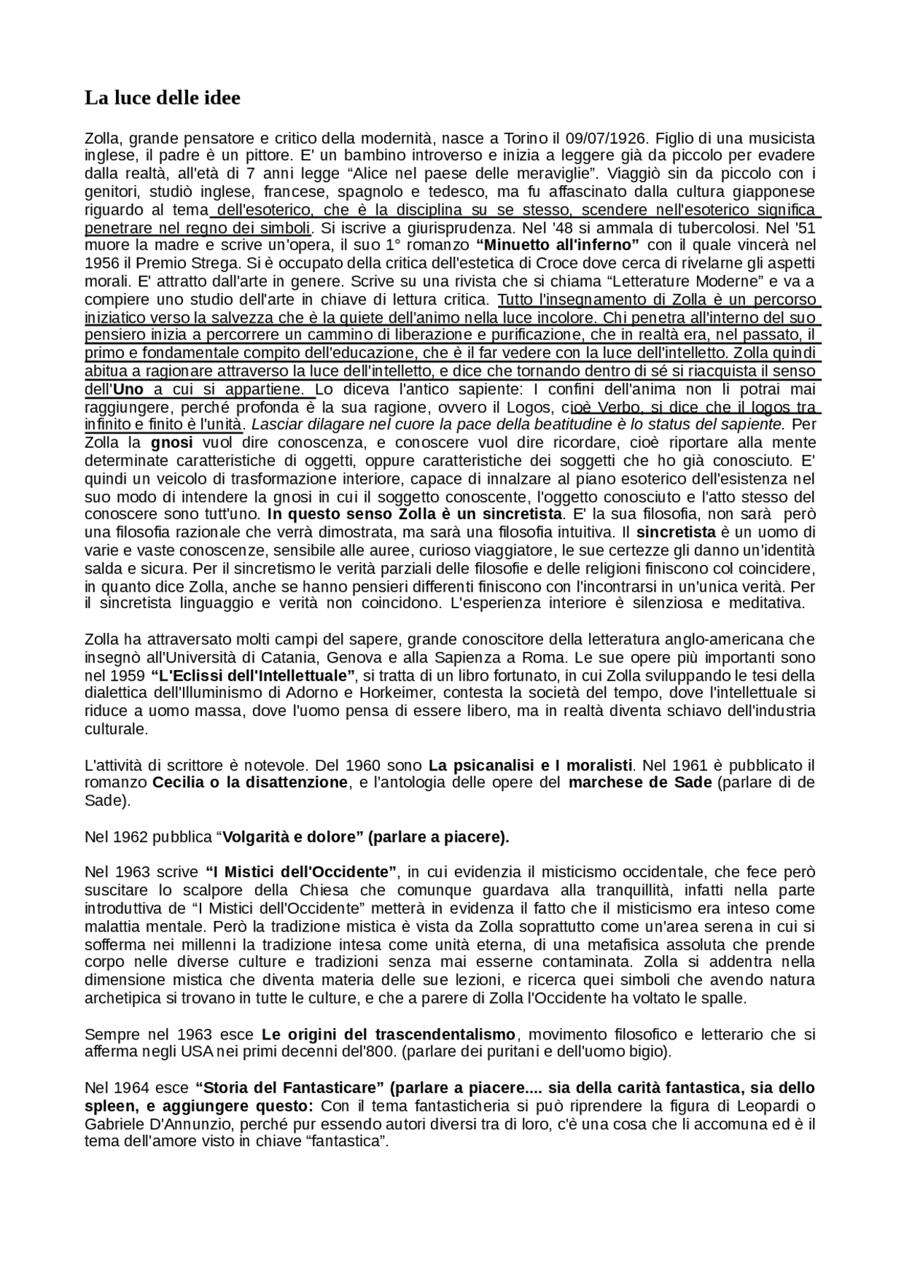 Sintesi Totale Del Testo Docsity