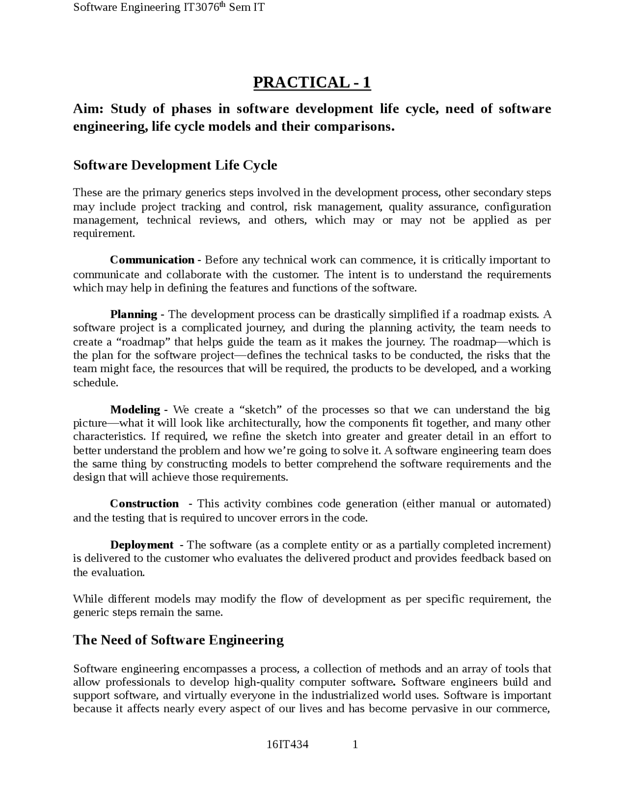 Software Requirement Specificartion Docsity