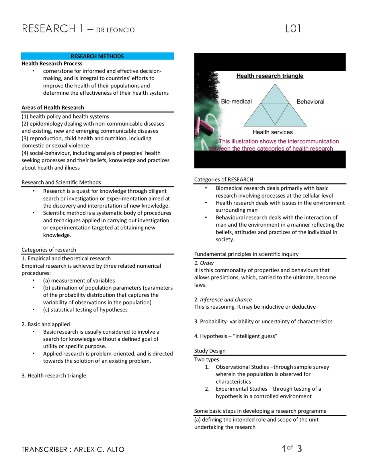 Medical Informatics Docsity