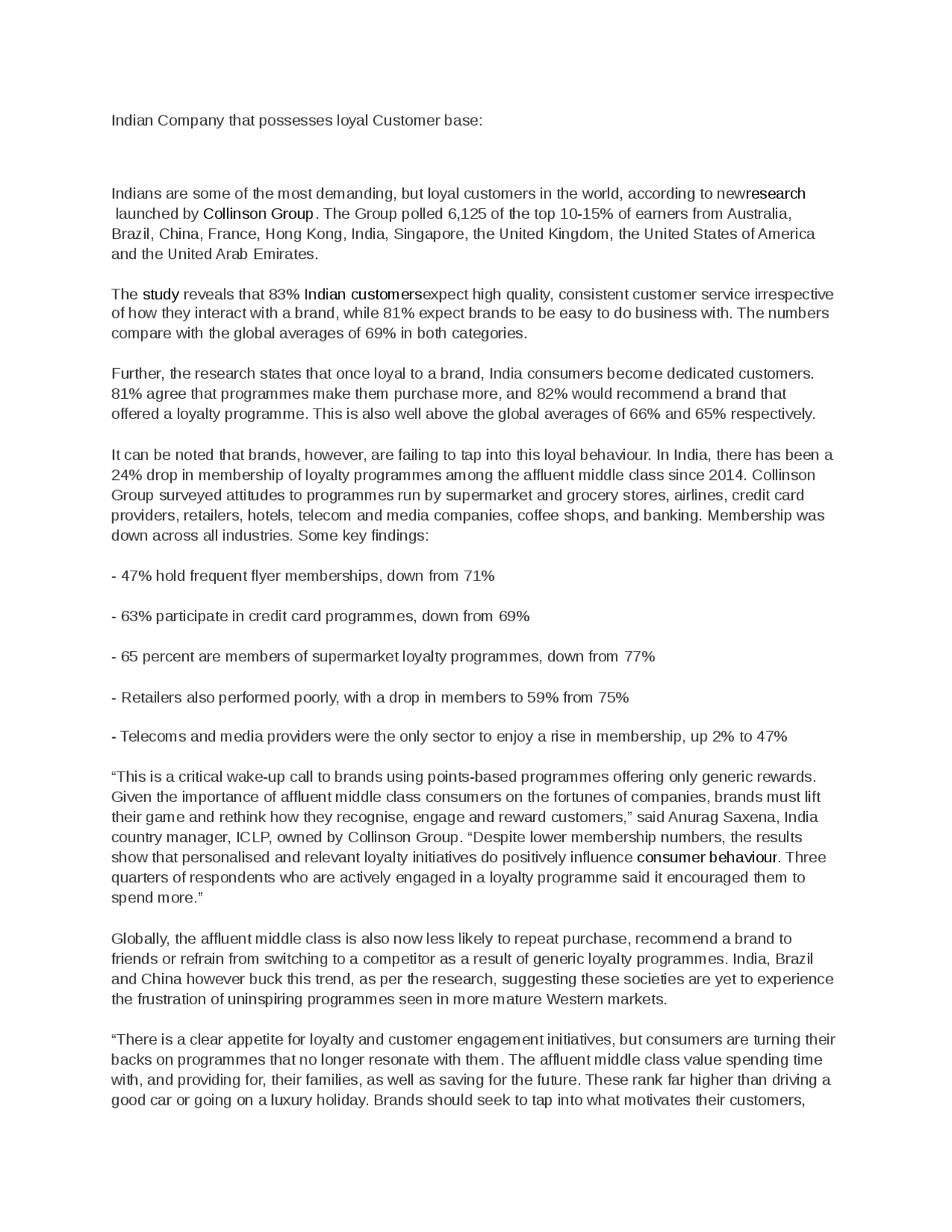 Management Assignment Docsity
