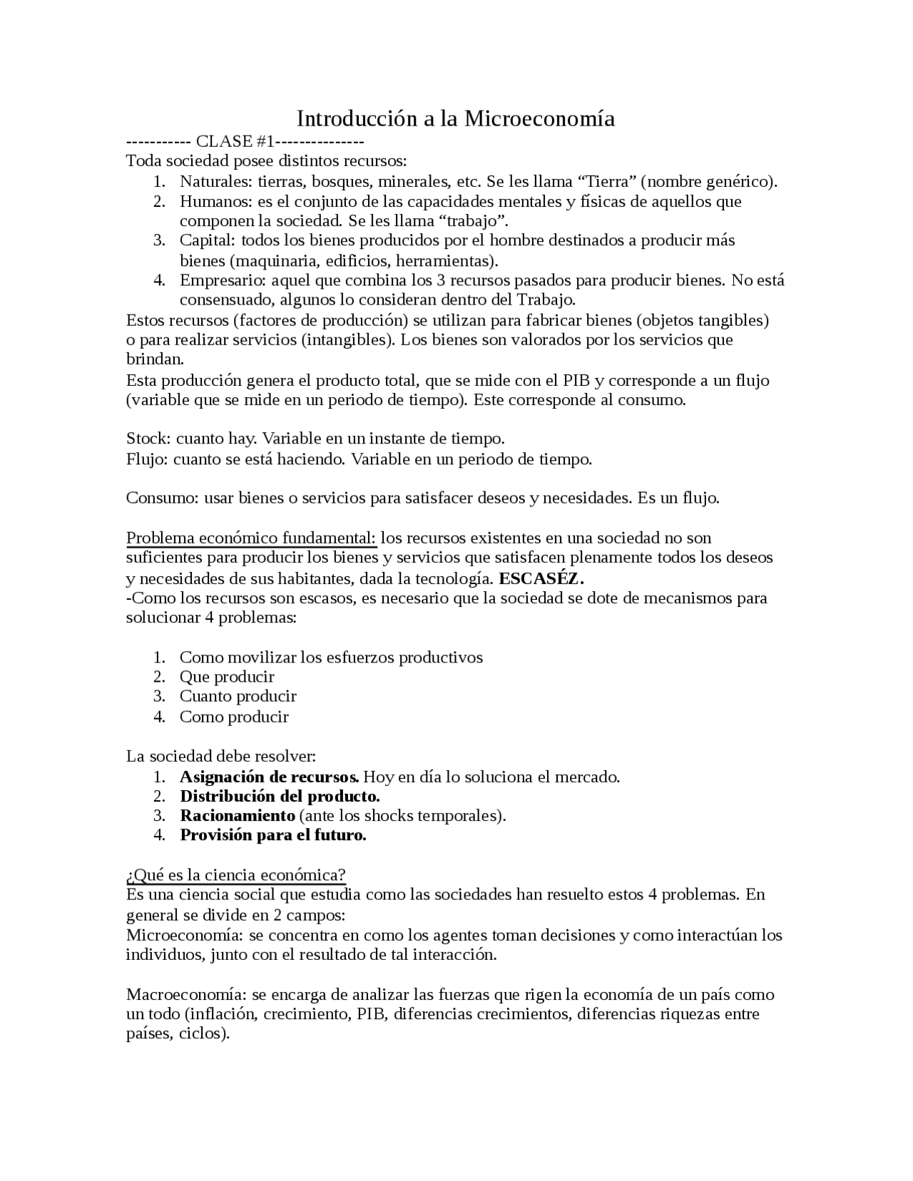 Apuntes Microeconomia Docsity
