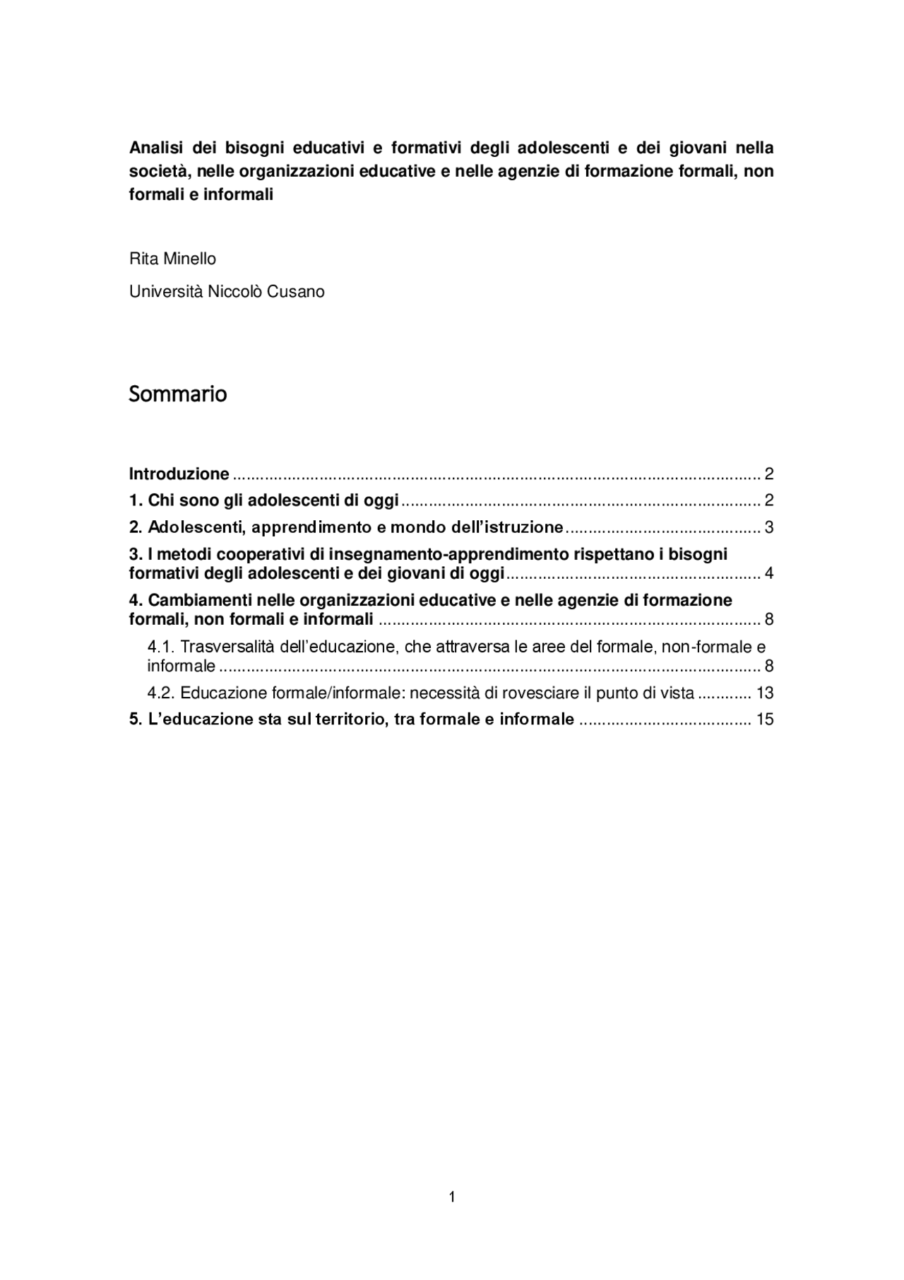 Percorso 24 Cfu 8 Docsity