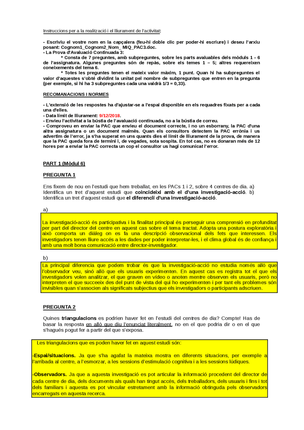 Mètodes Dinvestigació Quantitativa Pac 3 Nota B Docsity