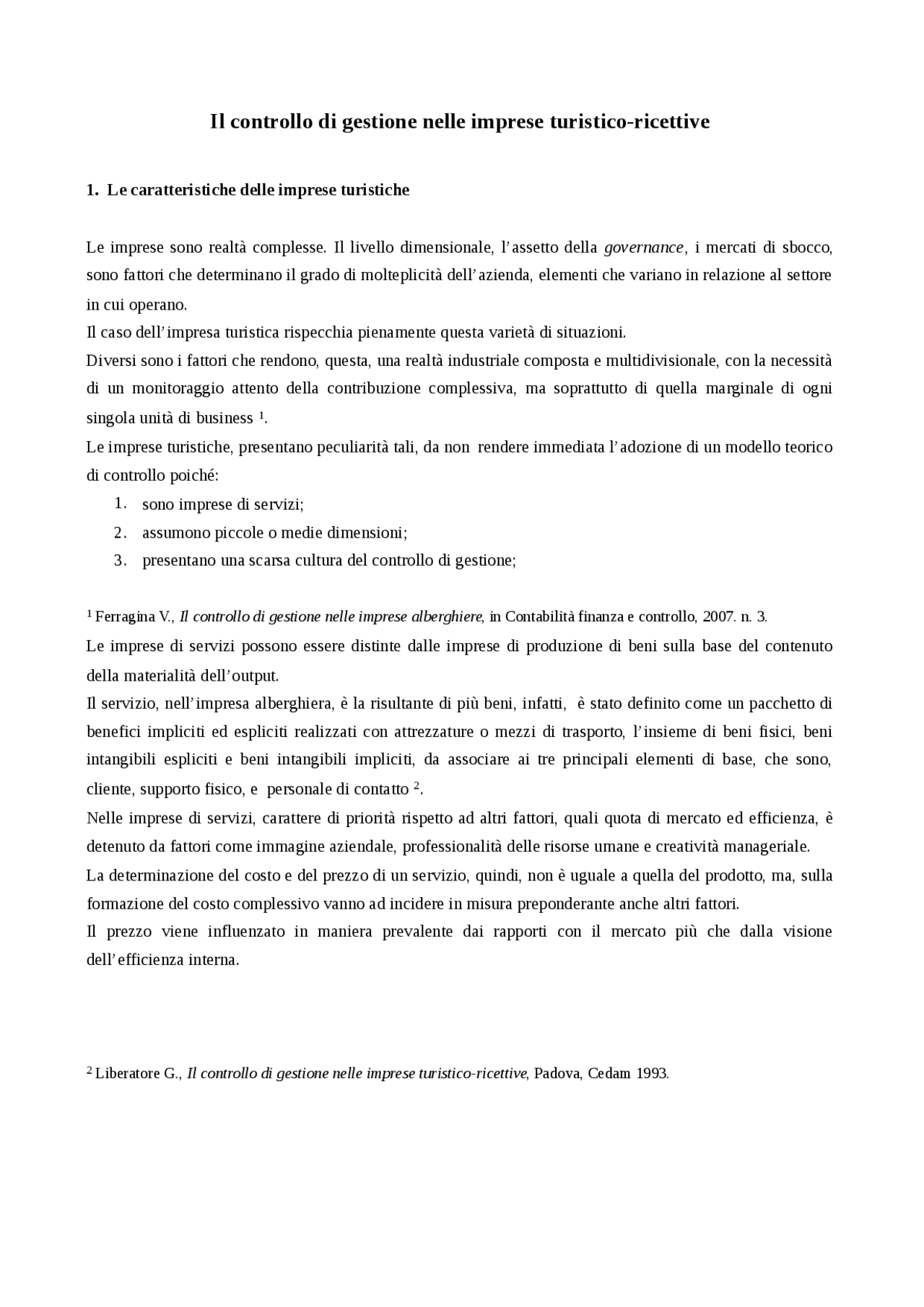Il Controllo Di Gestione Docsity