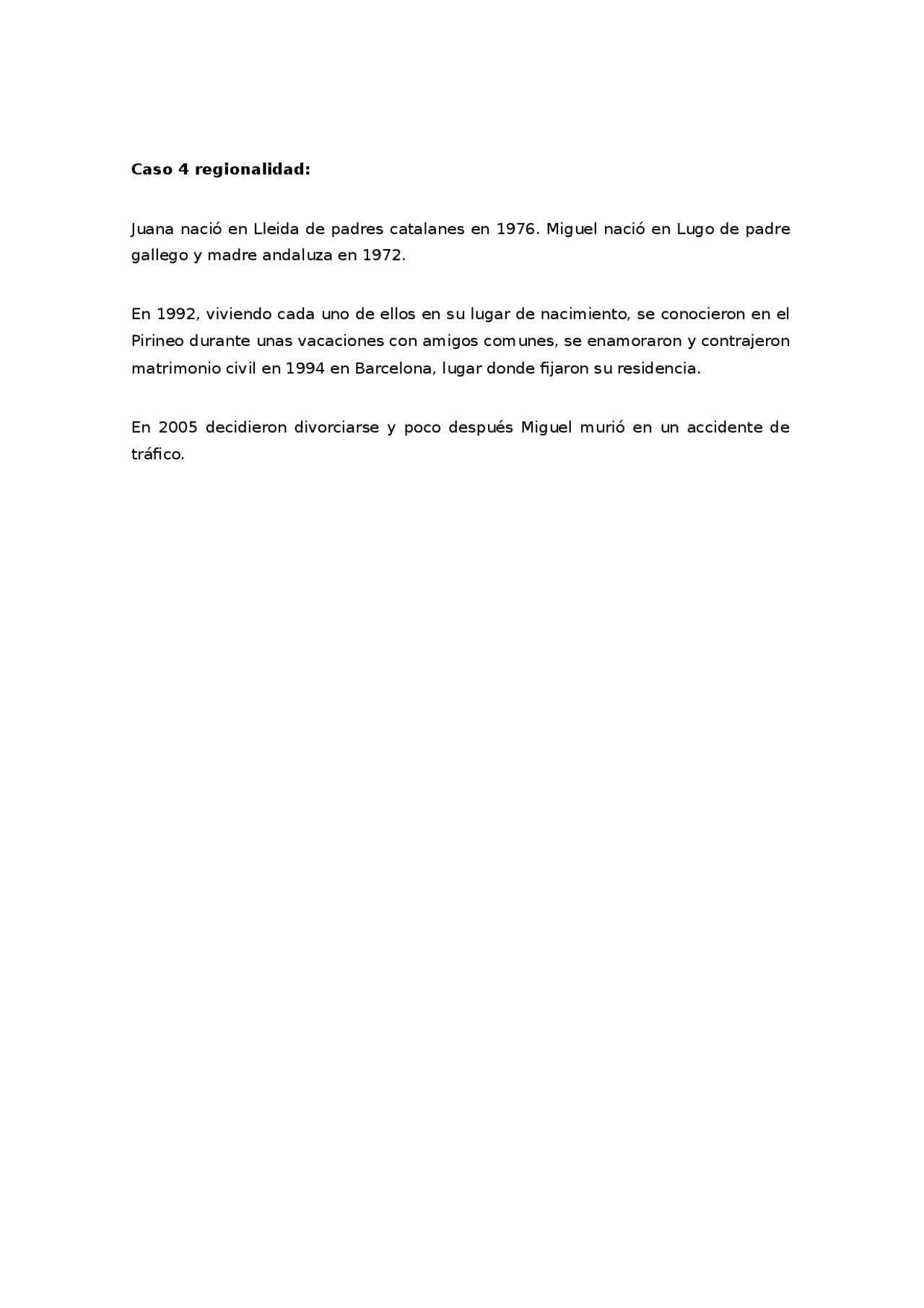 Caso Practico Derecho Civil Exercises Of Civil Law Docsity