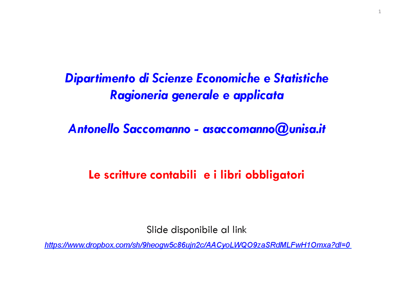Ragioneria Generale Ed Applicata Appunti Di Ragioneria Docsity