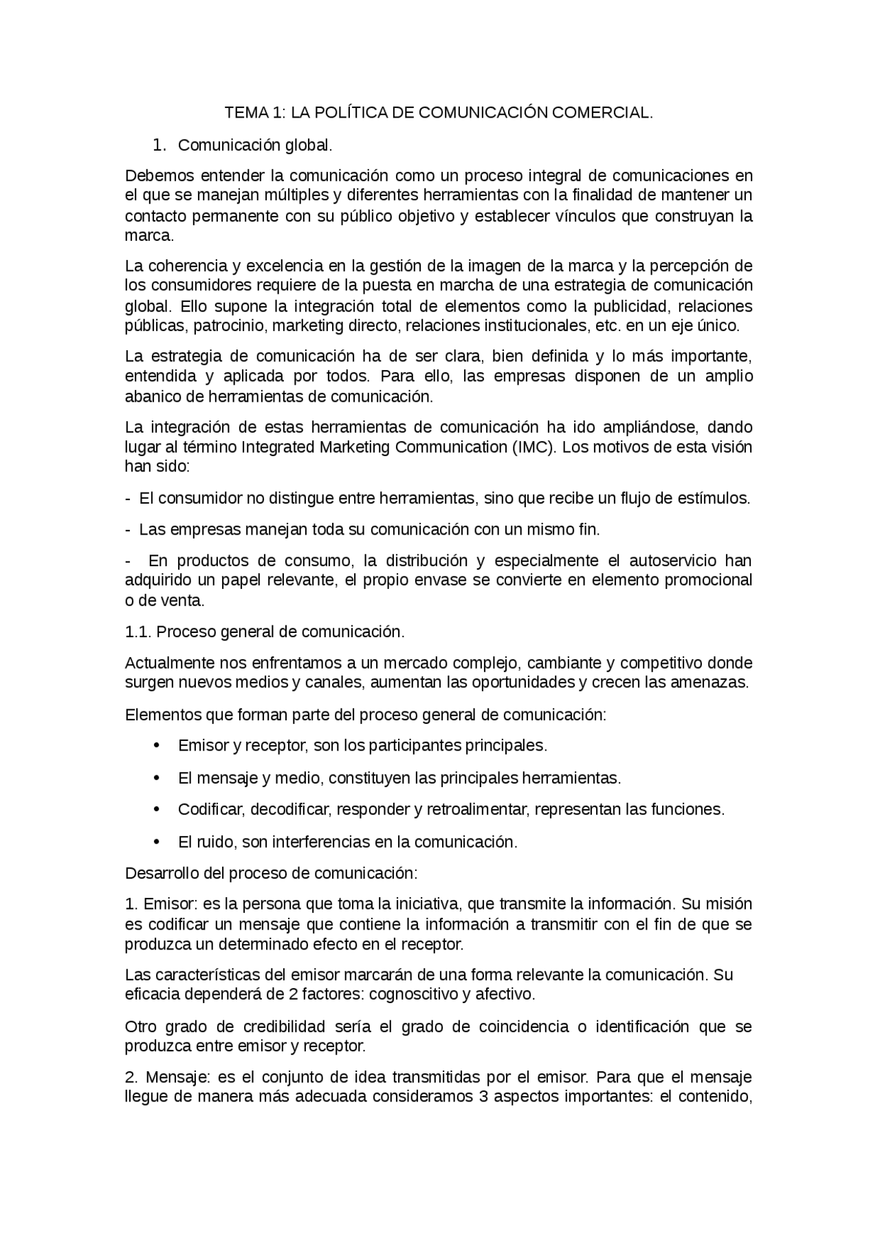 Comunicacion Comercial Docsity