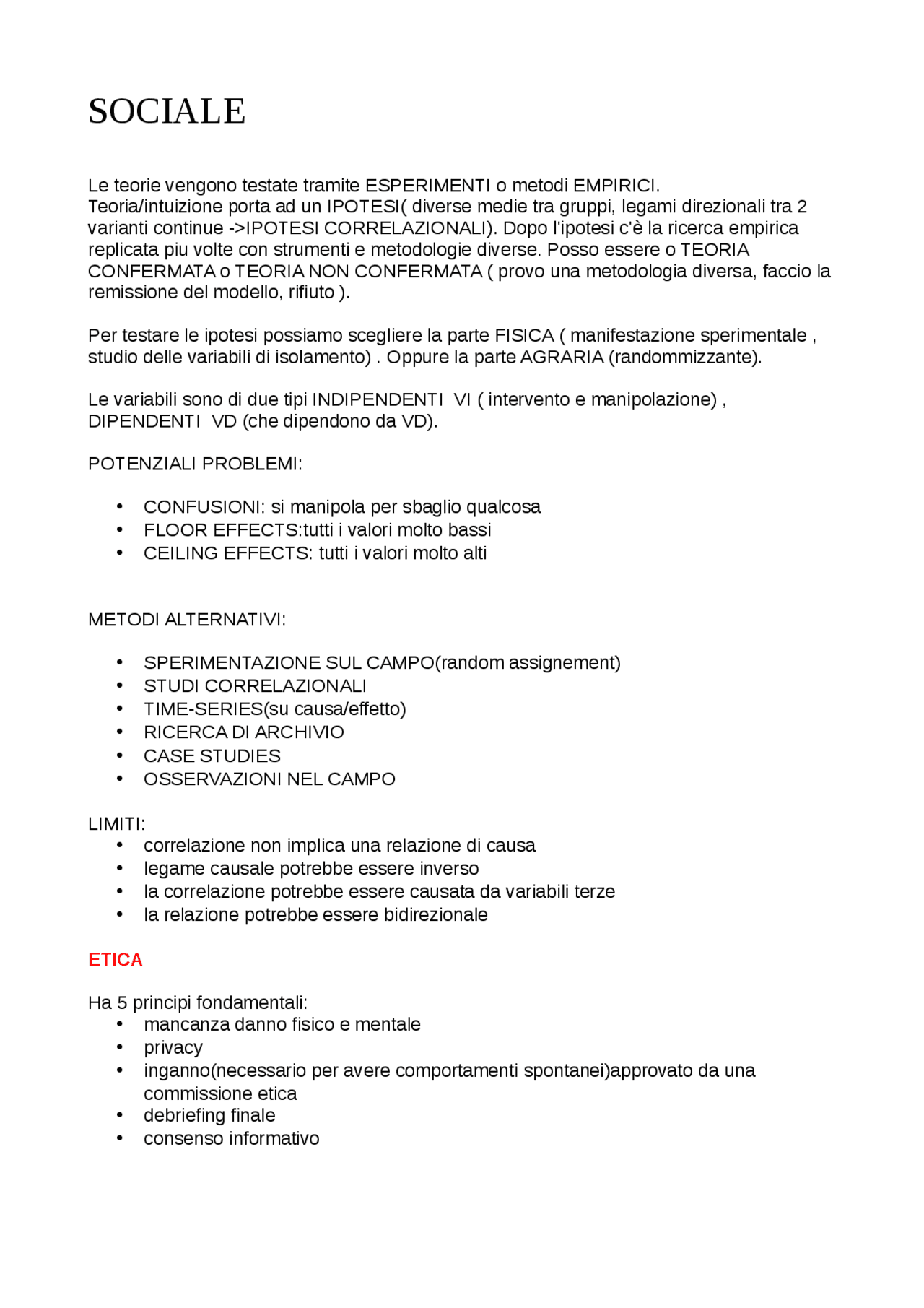 Introduzione Alla Psicologia Sociale Docsity
