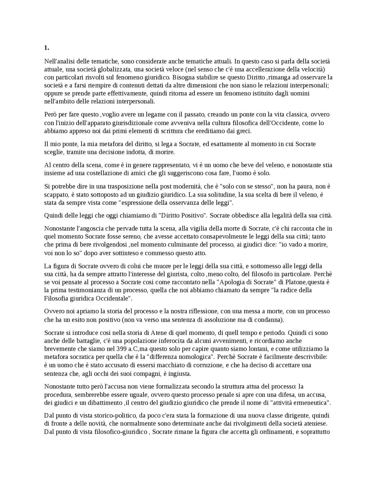 Filosofia Del Diritto Prime Lezioni Docsity