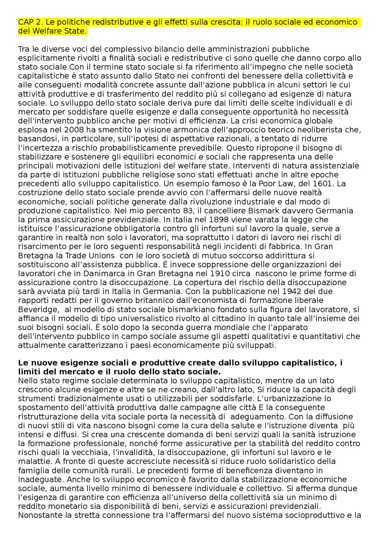 Riassunto Libro Temi Scelti Docsity