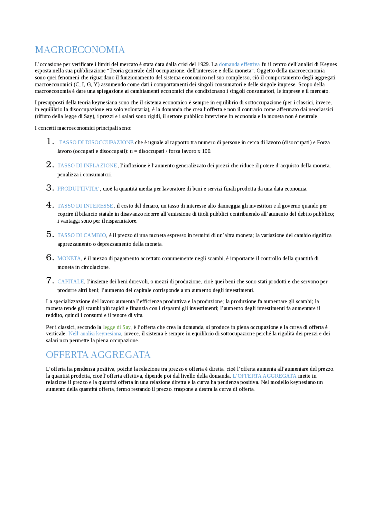 ECONOMIA di Samuelson - Docsity