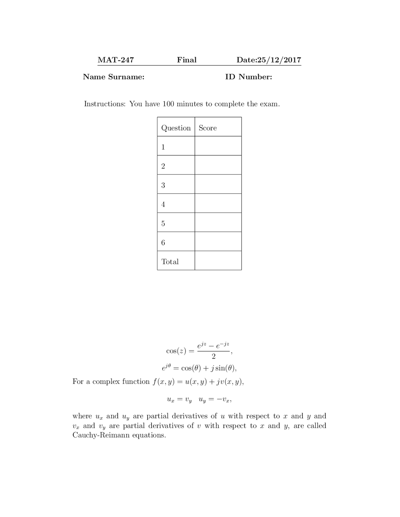 Lecture Notes Engineering Mathematics Docsity