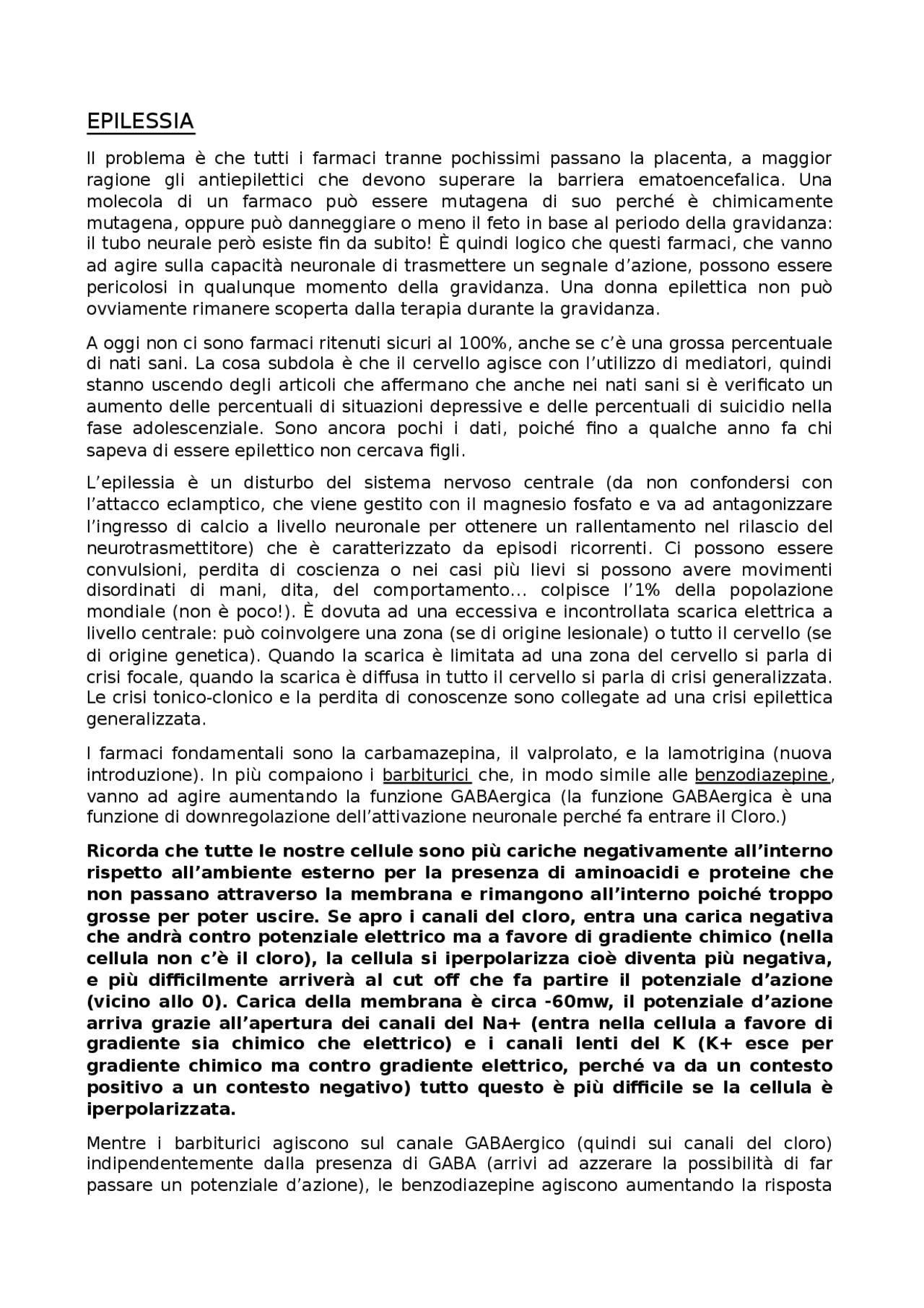 Farmacologia In Gravidanza Docsity