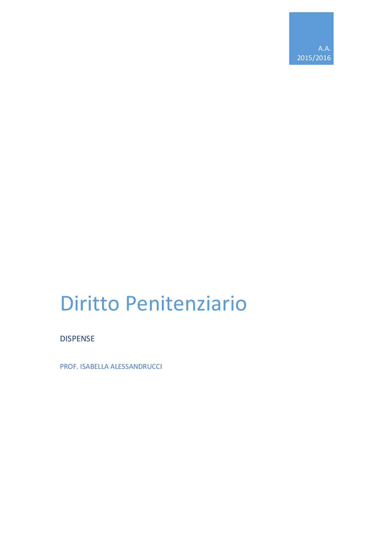 Dispensa Completo Materiale Docsity