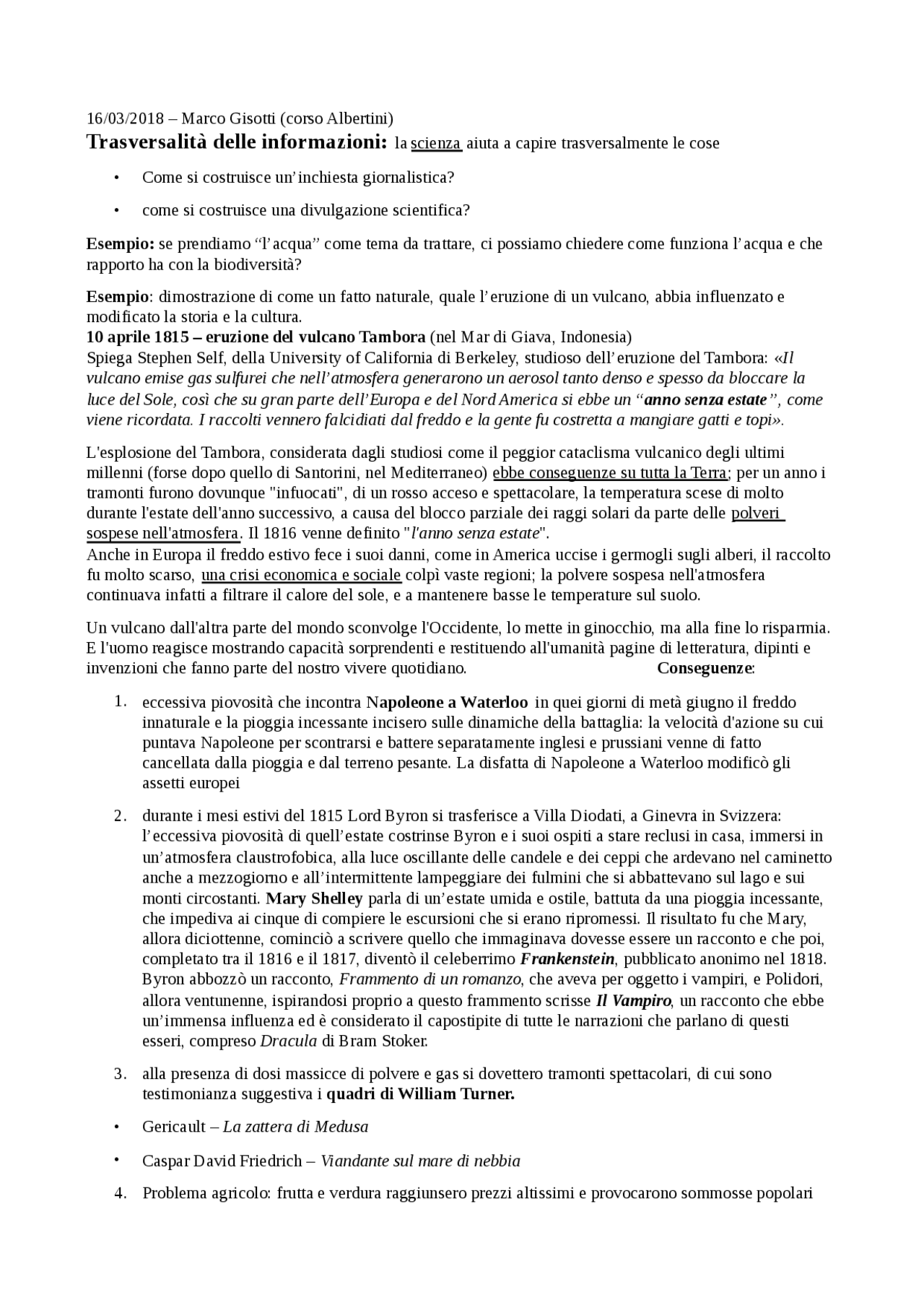 Teorie E Linguaggi Della Comunicazione Scientifica Docsity