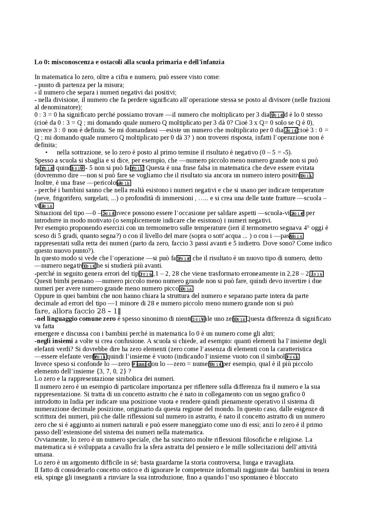 Appunti Didattica Della Matematica Docsity
