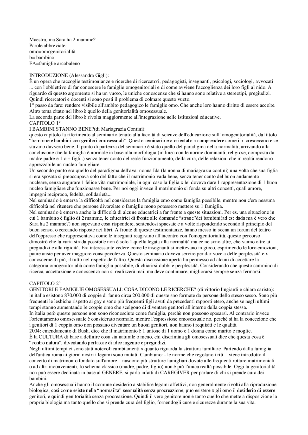 Riassunti Ed Elaborati Docsity