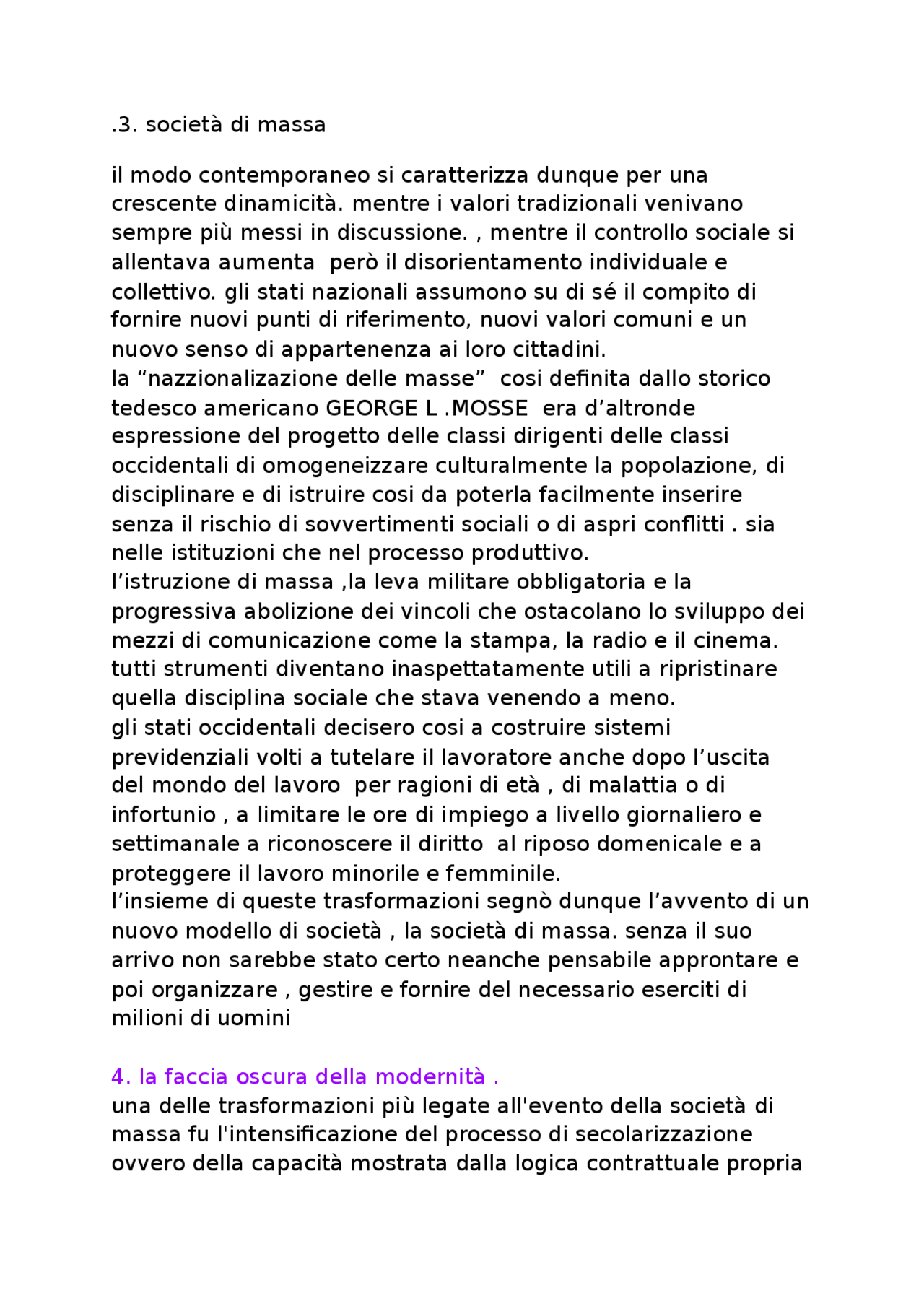 Storia Mondo Contemporaneo Riassunto Gentile Docsity