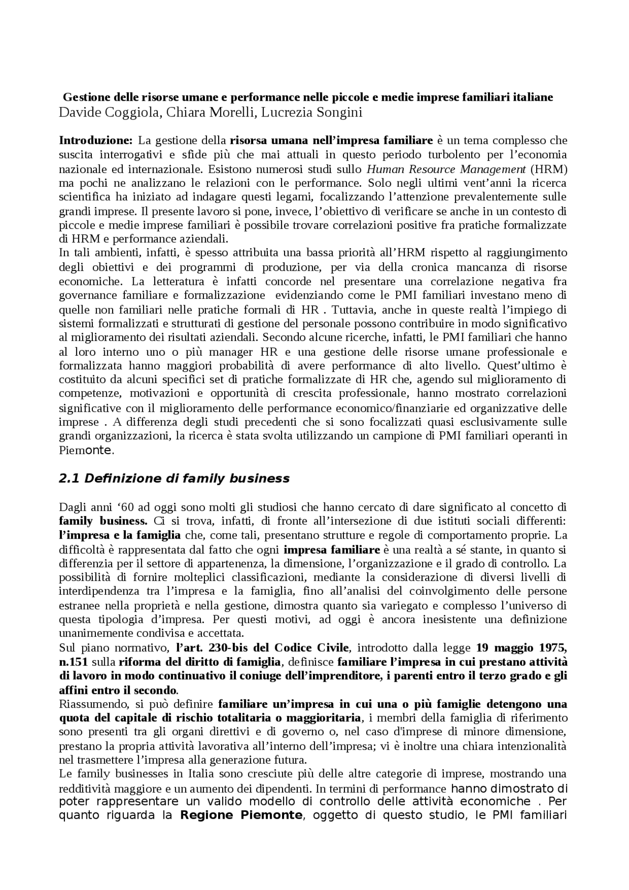Riassunto Materiale Set 1 Parte 1 Docsity