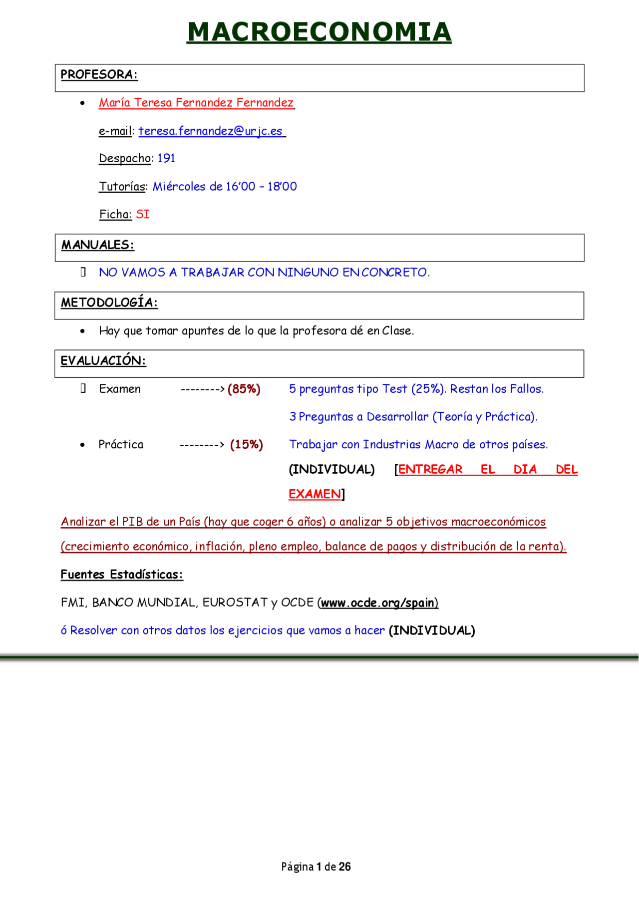 Apuntes Macroeconomía Docsity