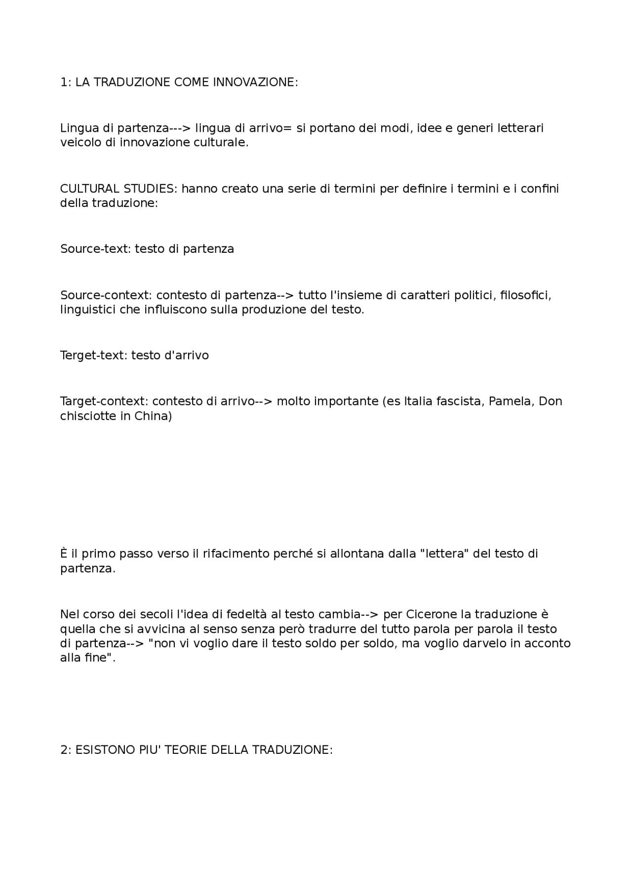 Lingua E Traduzione Spagnola Docsity