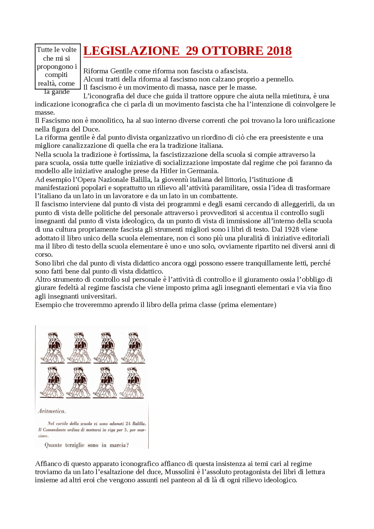 Legislazione Scolastica Docsity