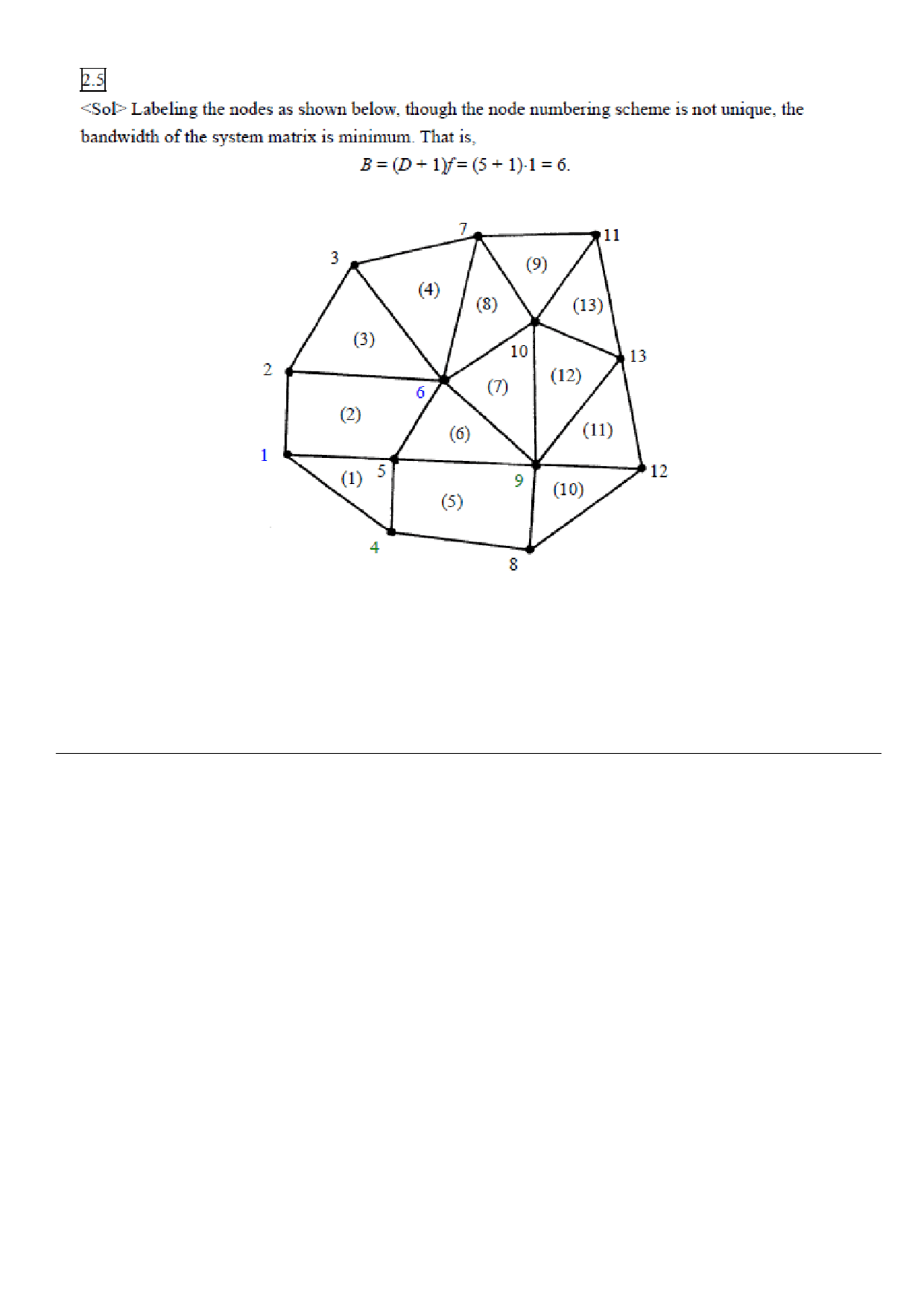 The Finite Element Method In Engineering Problem 2 5 Solution Docsity