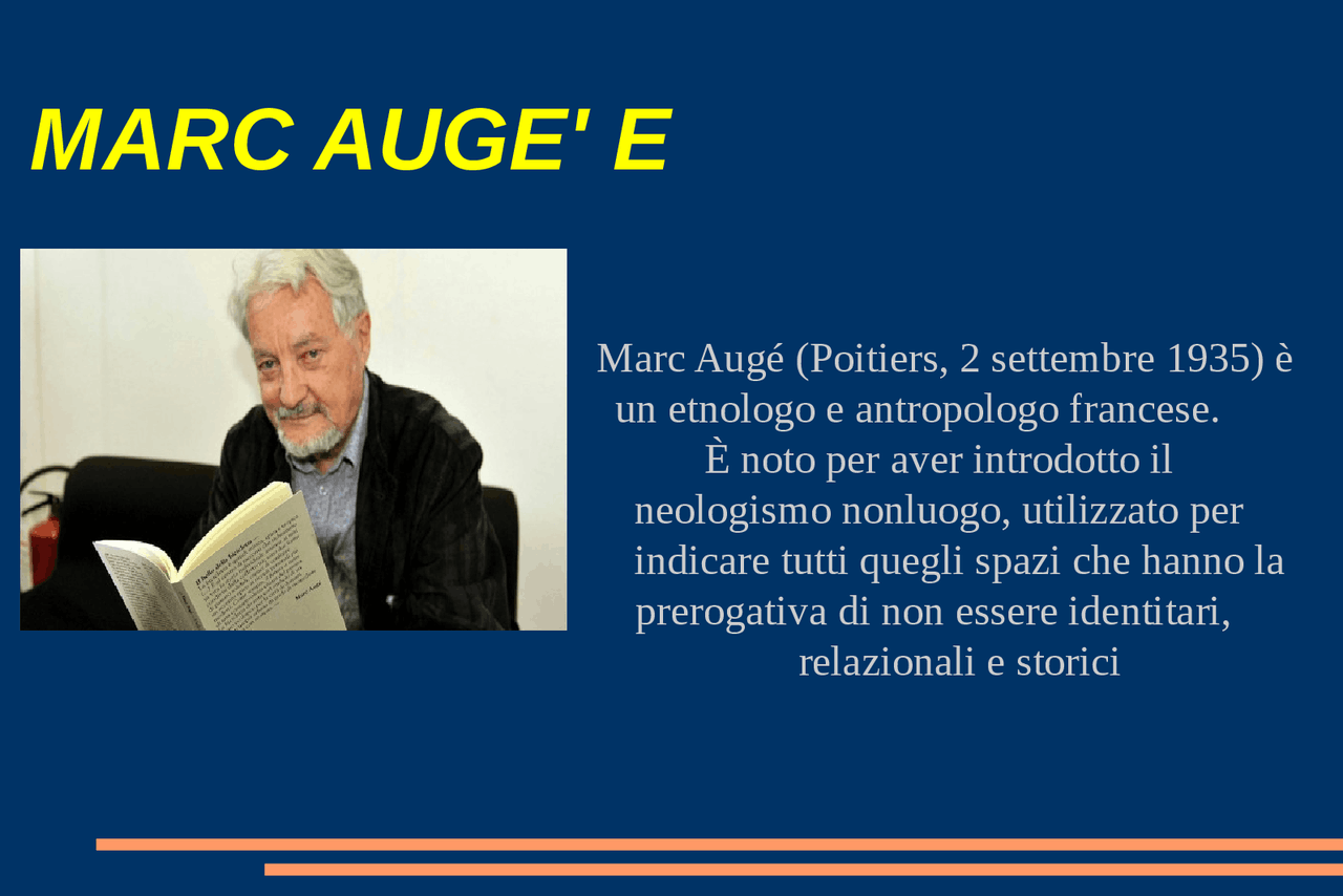 Marc Augè I Non Luoghi Docsity