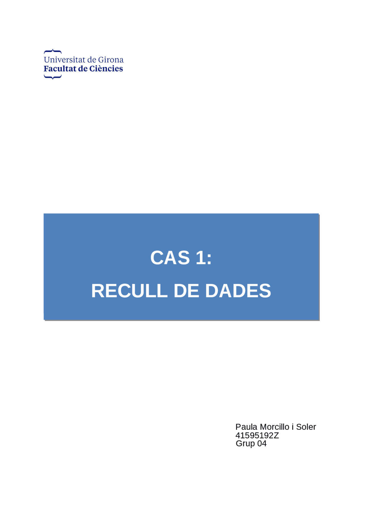 Recull de dades de tci2 del cas1 - Docsity