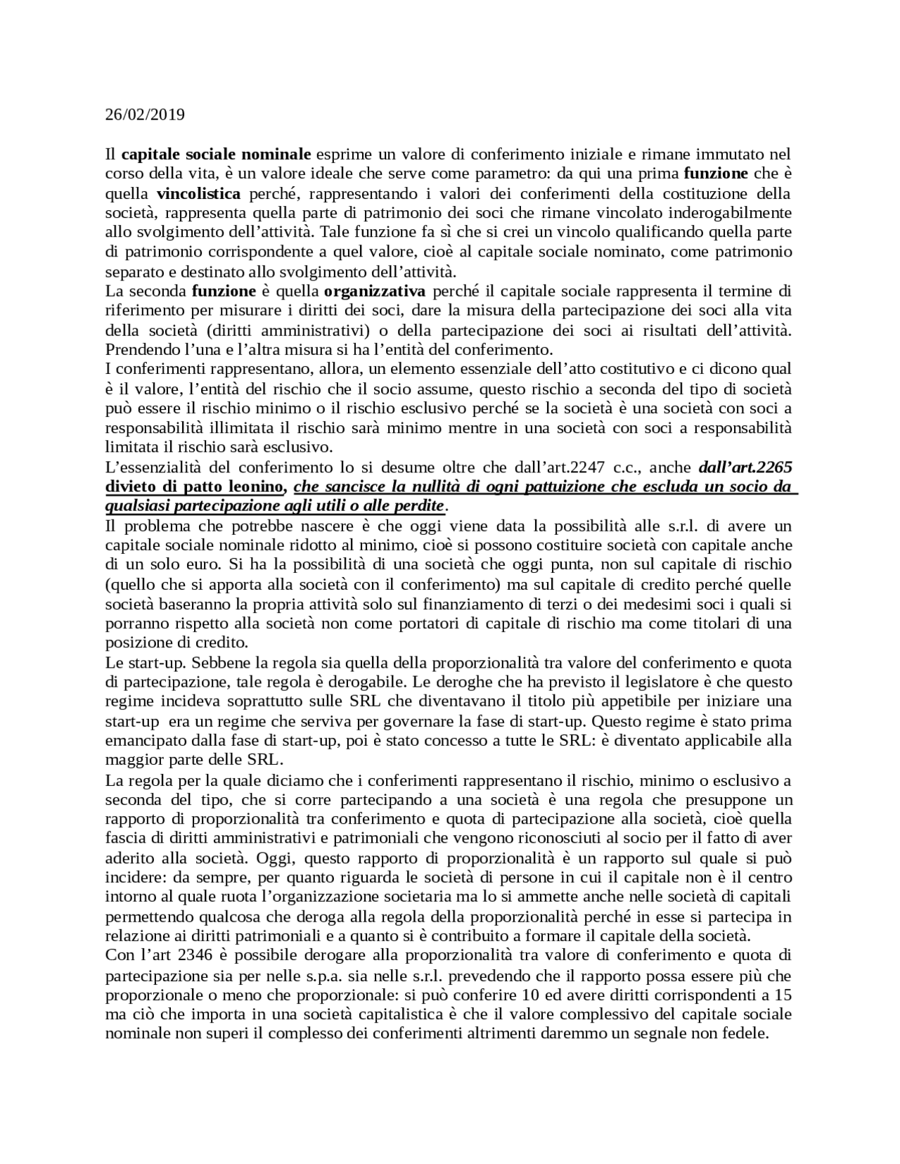 Diritto Commerciale Ii Docsity