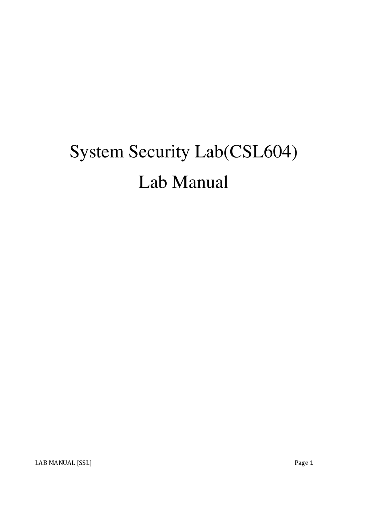 Cryptography System Security Docsity