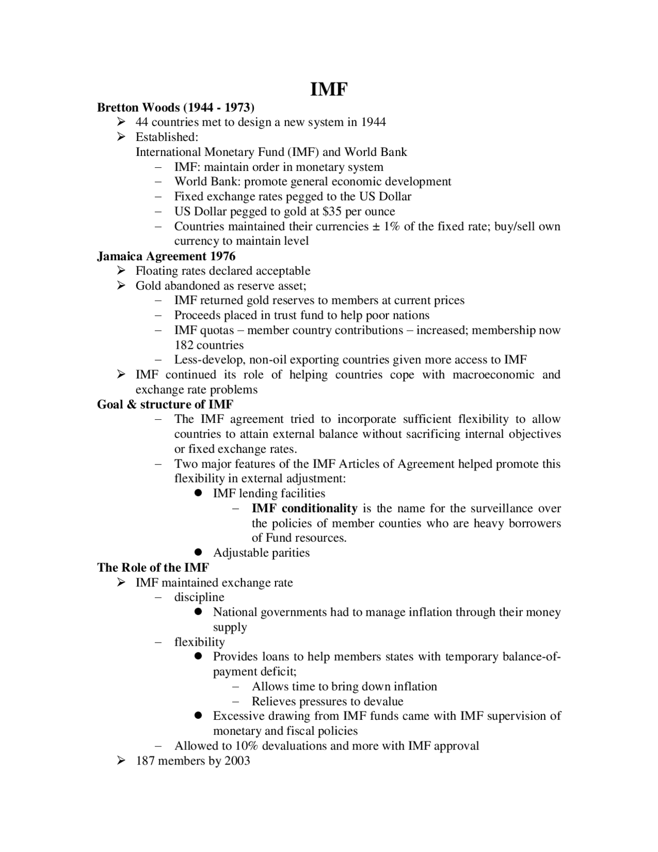 The Role of IMF, World Bank, and UNCTAD in Global Development: Gold ...