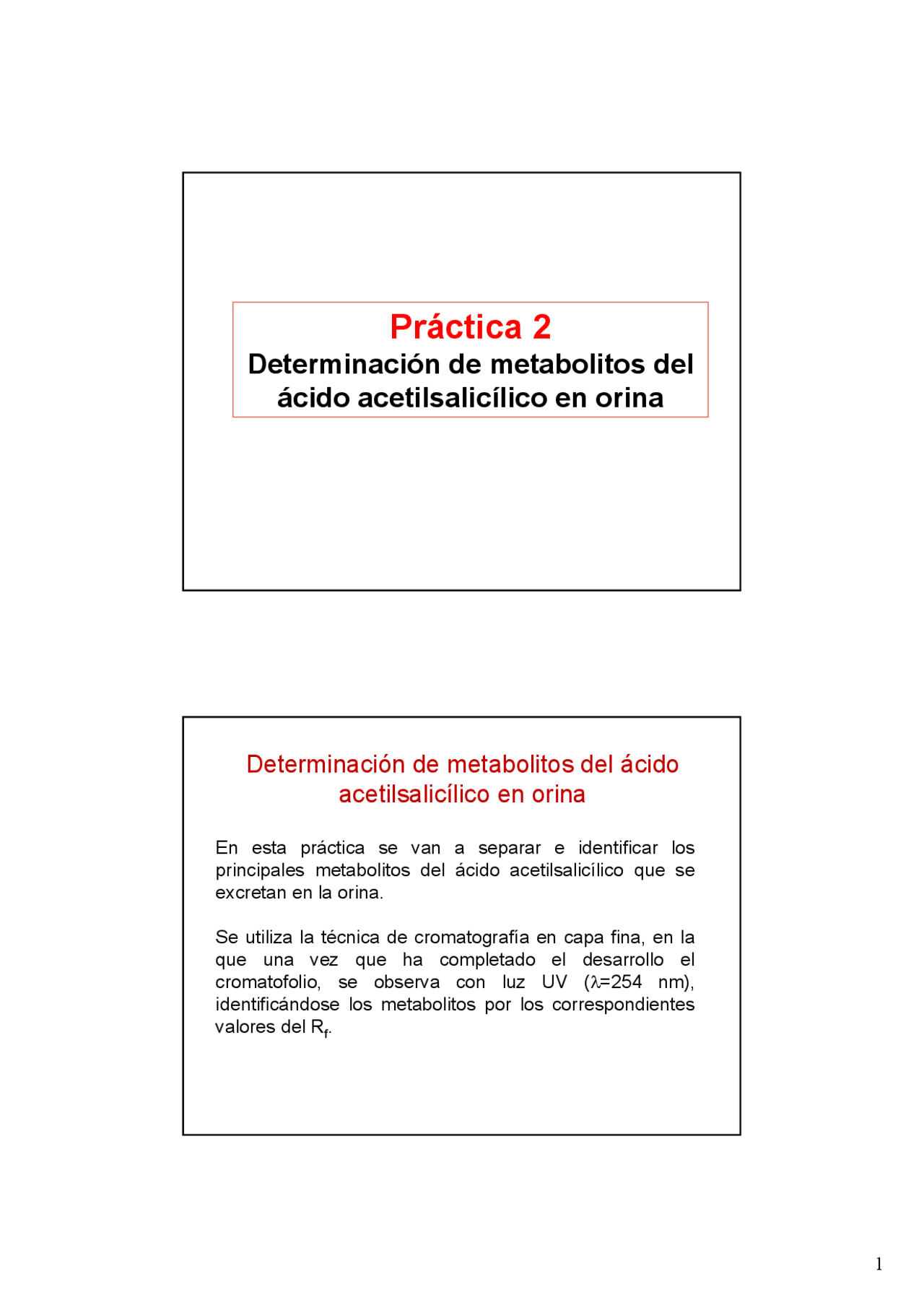 Diapositivas Prácticas De Farmacología Docsity