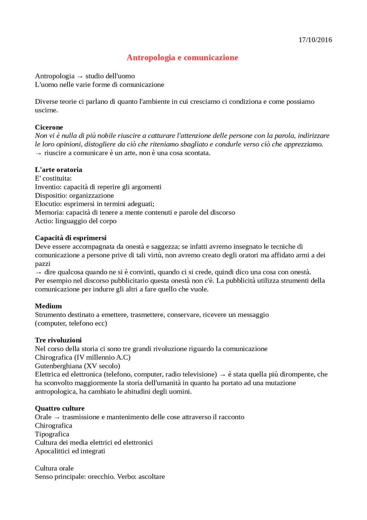 Appunti Antropologia E Comunicazione Appunti Di Antropologia Docsity