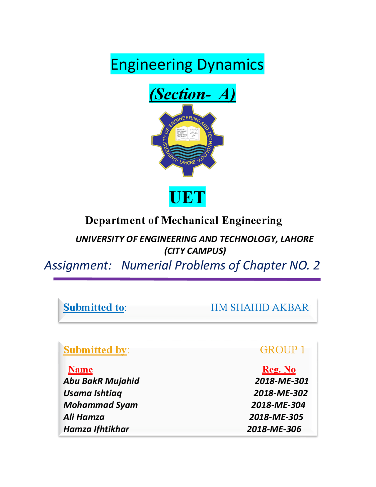 Engineering Dynamics J.L. Meriam 7th Edition Solution | Exercises Dynamics | Docsity