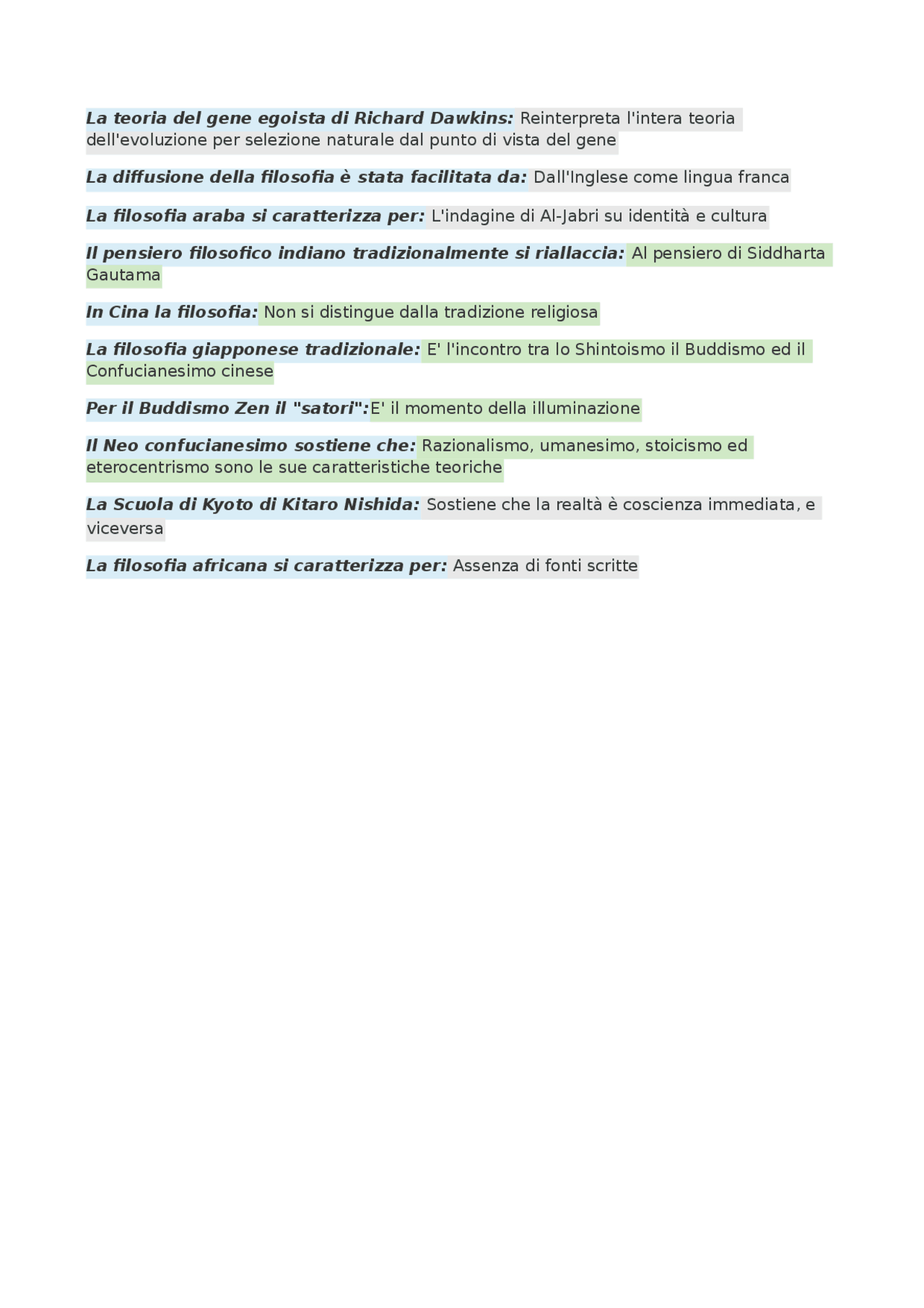 Test Autovalutazione Filosofia Della Comunicazione Docsity