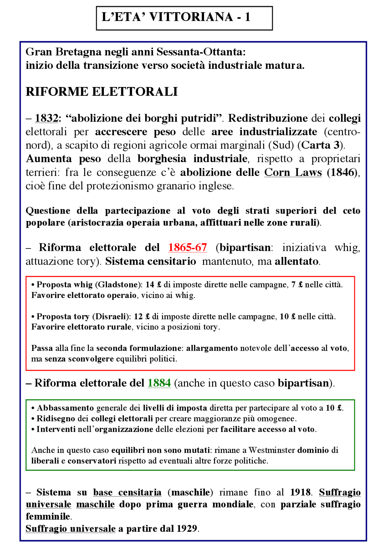 Schemi Riassuntivi Di Storia Delleuropa Contemporanea Docsity