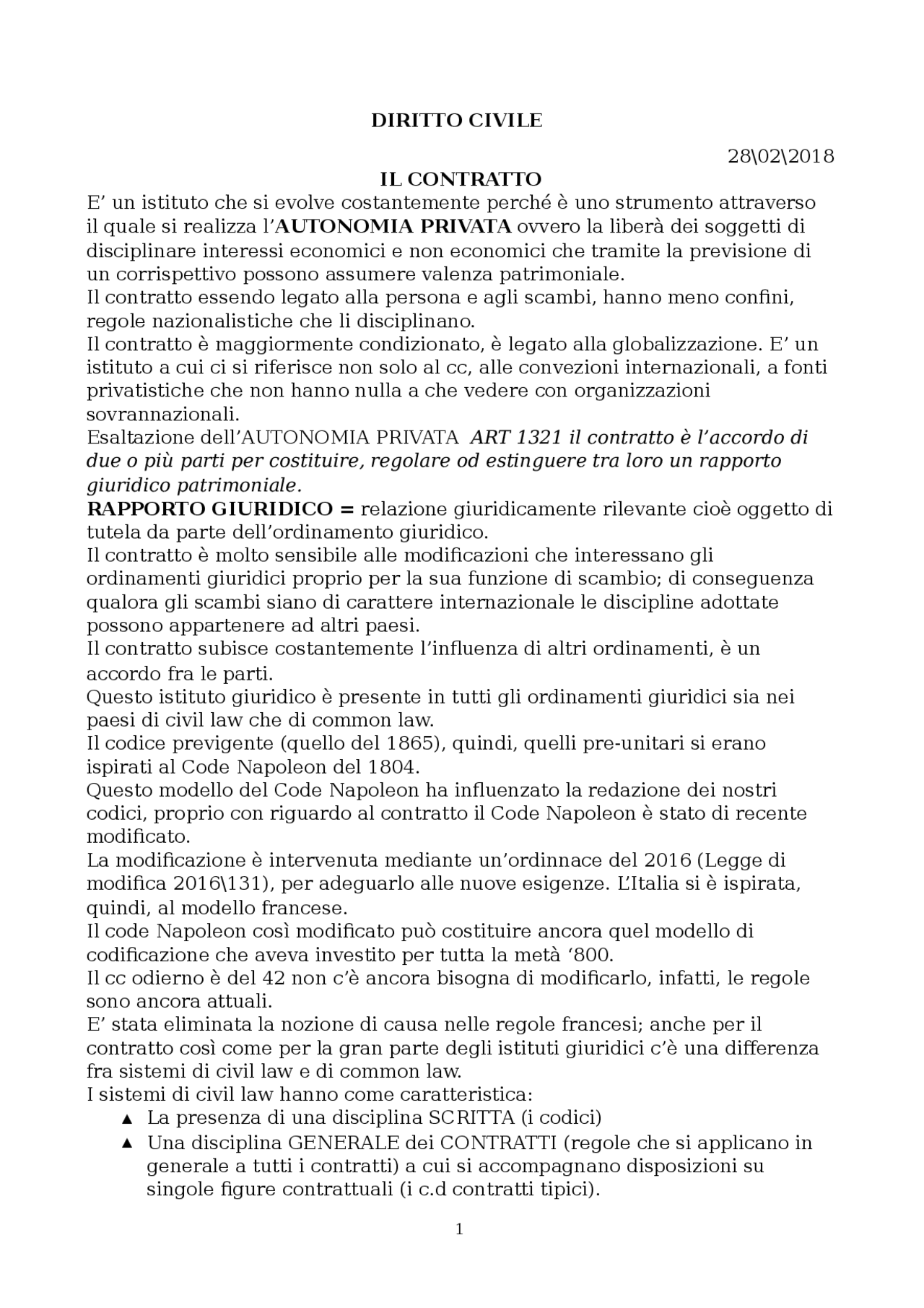 Appunti Diritto Civile Completo Appunti Di Diritto Civile Docsity
