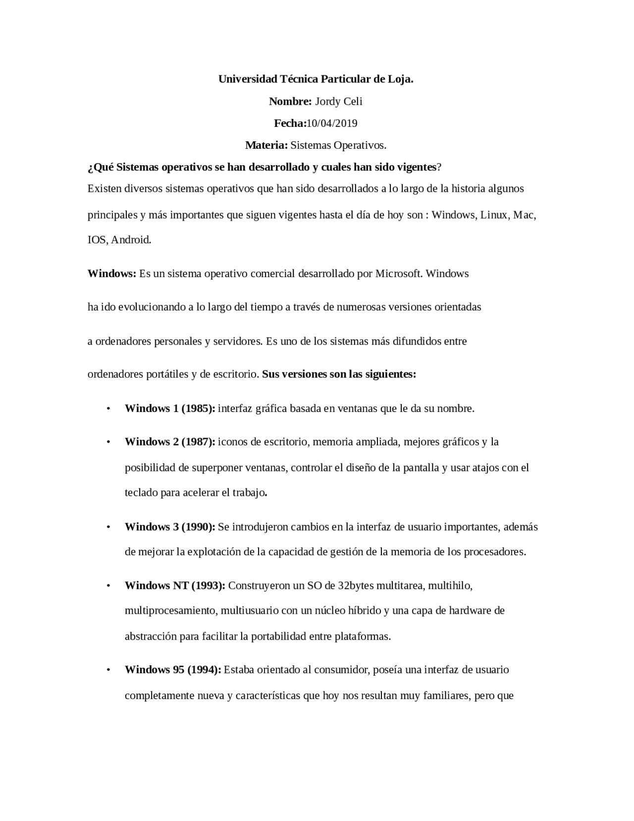 Sistemas Operativos Mapa Conceptual Resúmenes De Sistemas Operativos