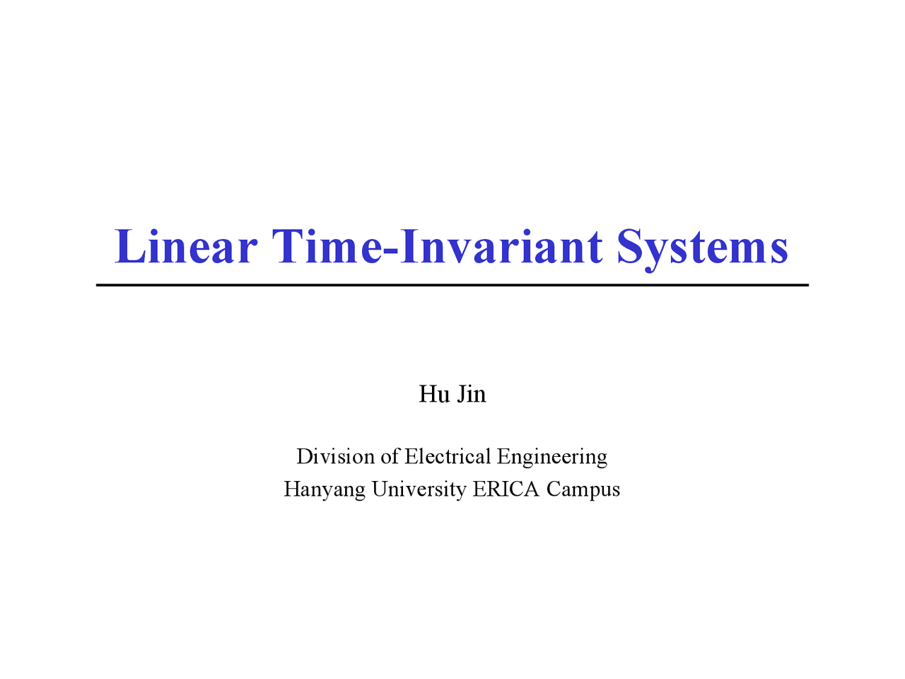 Signals And Systems Lti Systems 2pdf Docsity