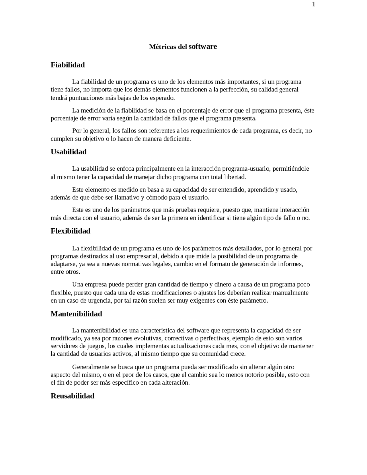 Métricas Del Software Sintesi Del Corso Di Software Engineering Docsity