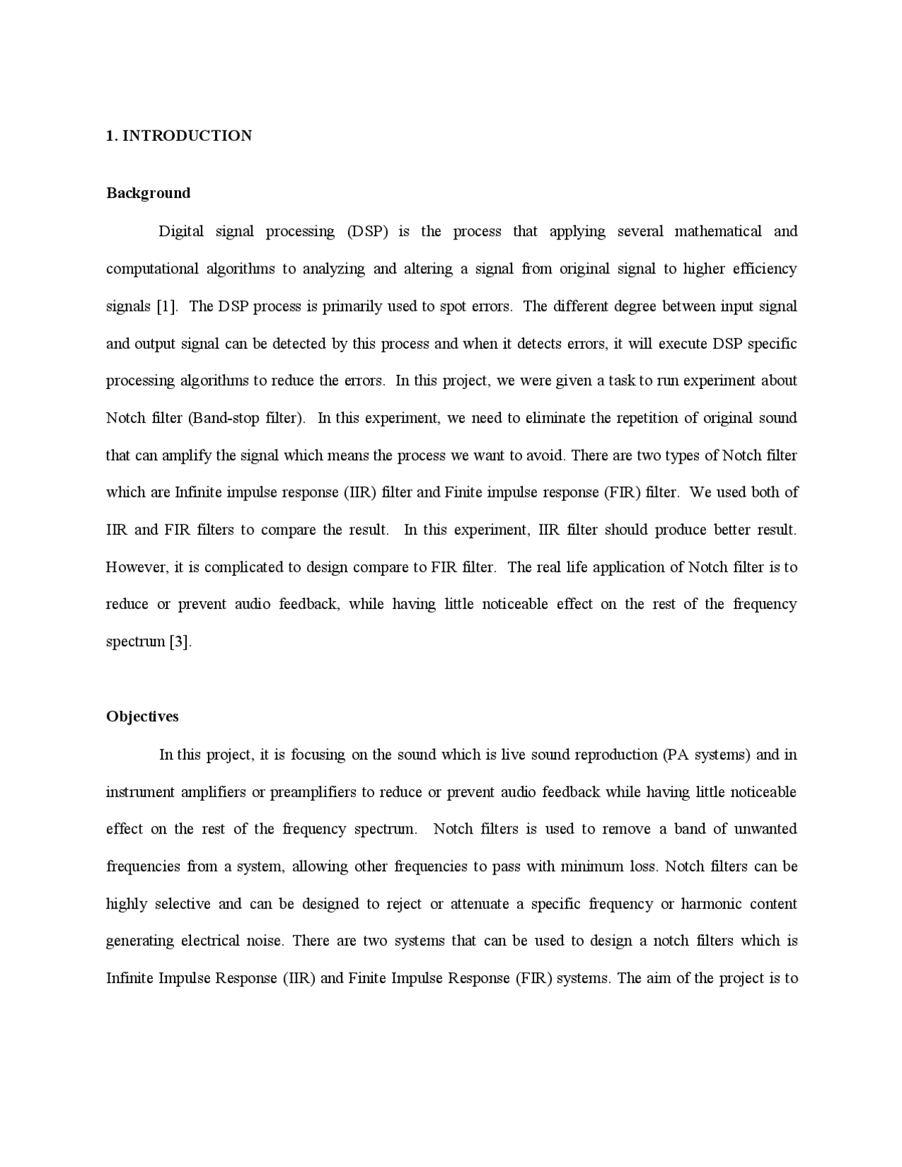 Digital Signal Processing Docsity