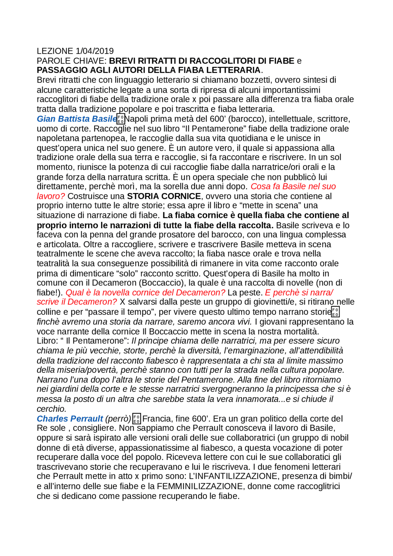 Letteratura Per Infanzia Docsity