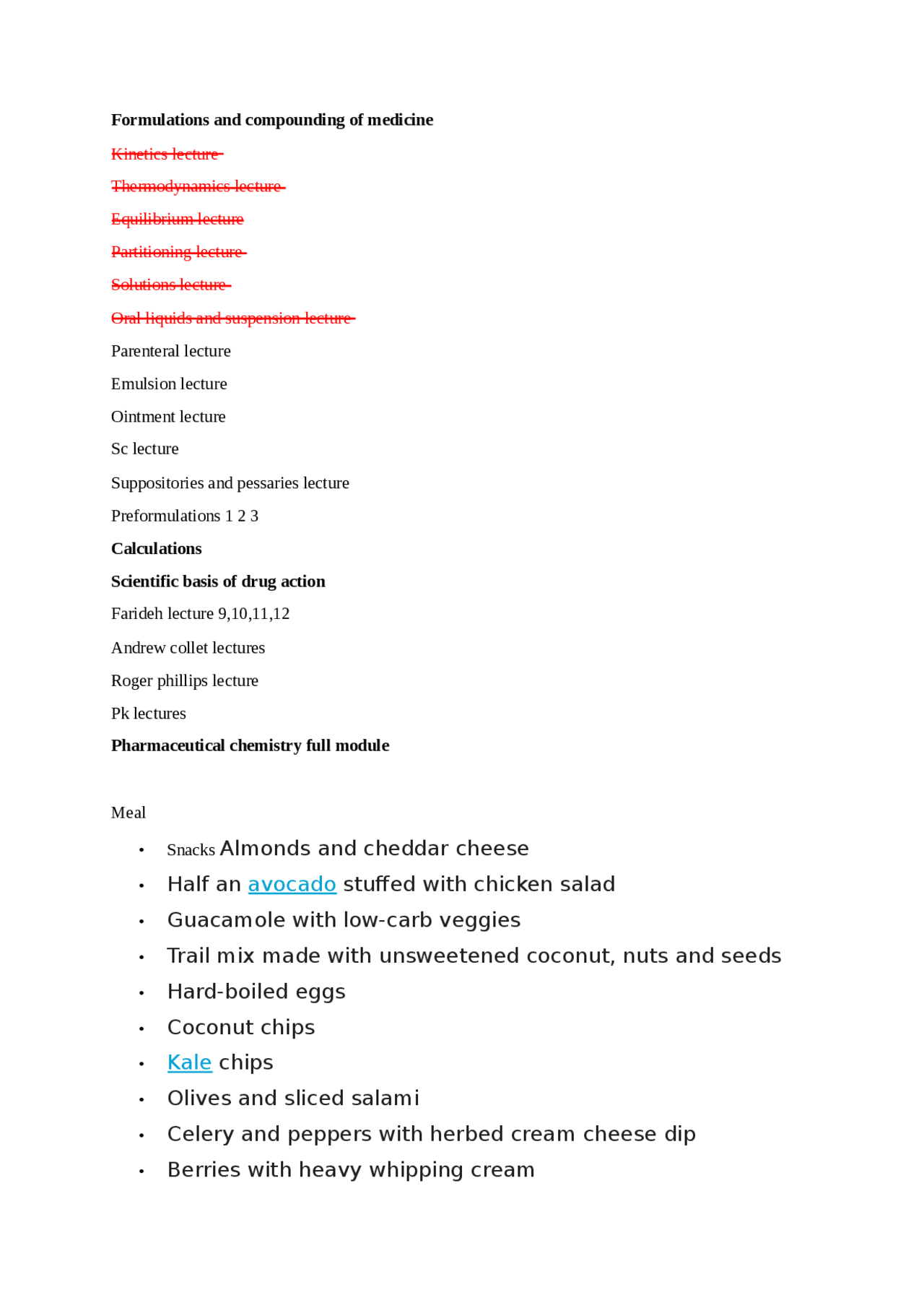 Formulations And Compounding Docsity