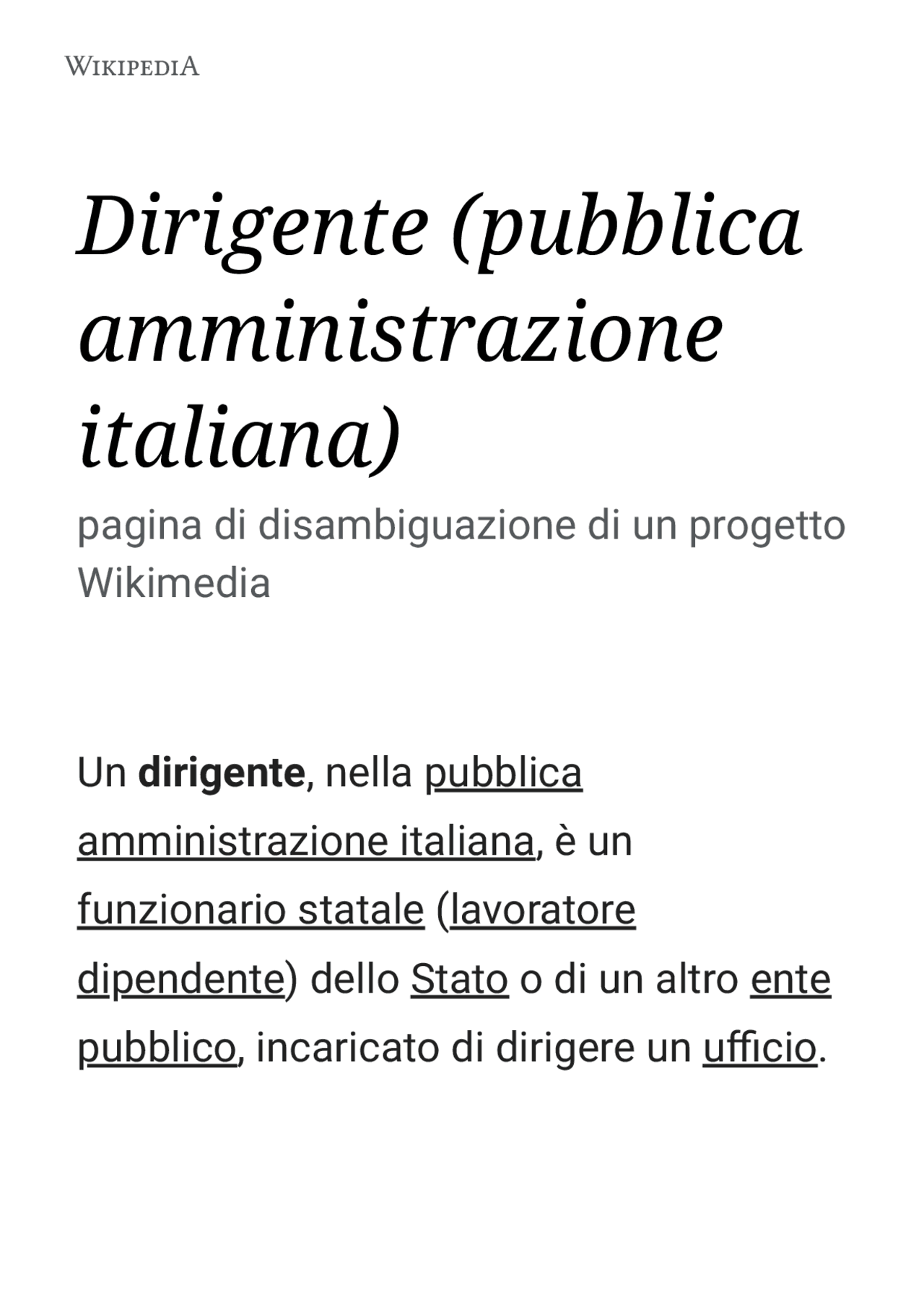 La Dirigenza Nella Pa Docsity