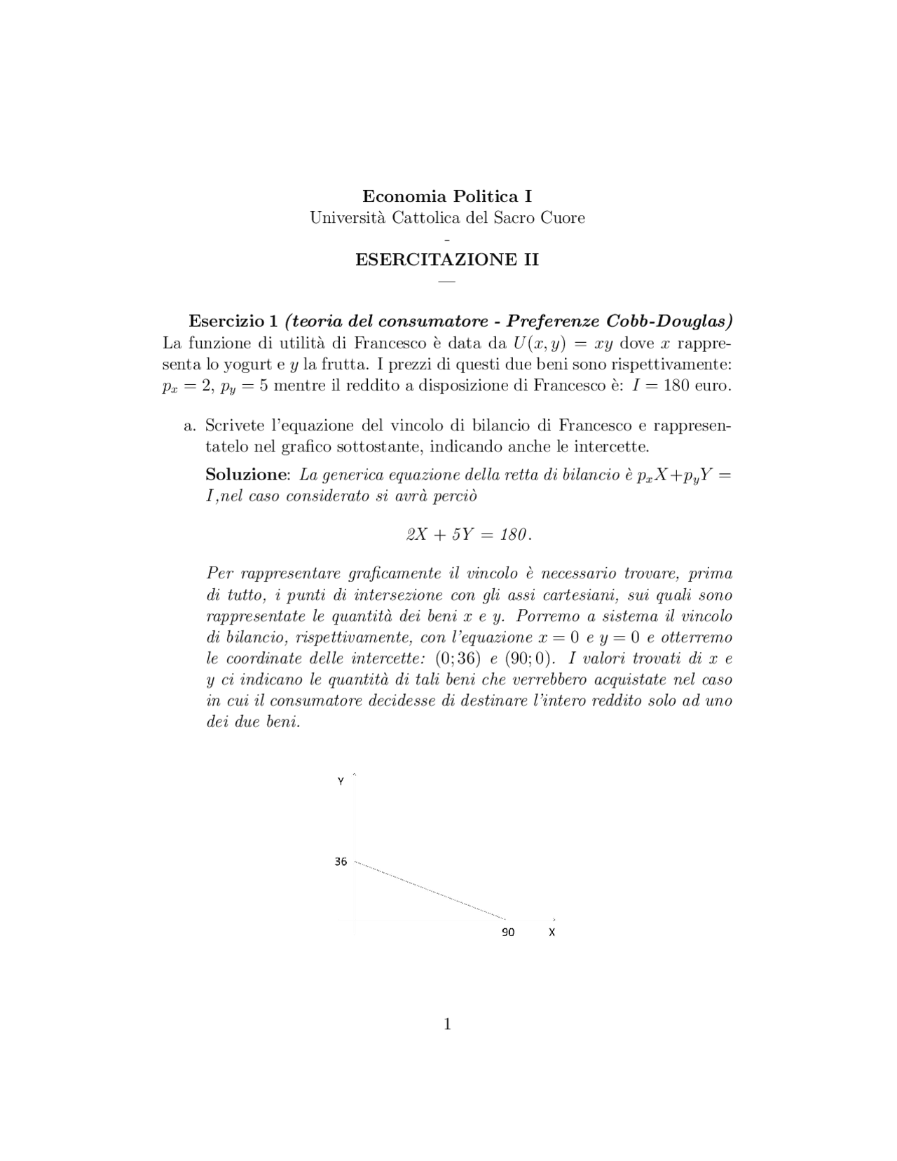 Esercitazione 2 Soluzione Docsity