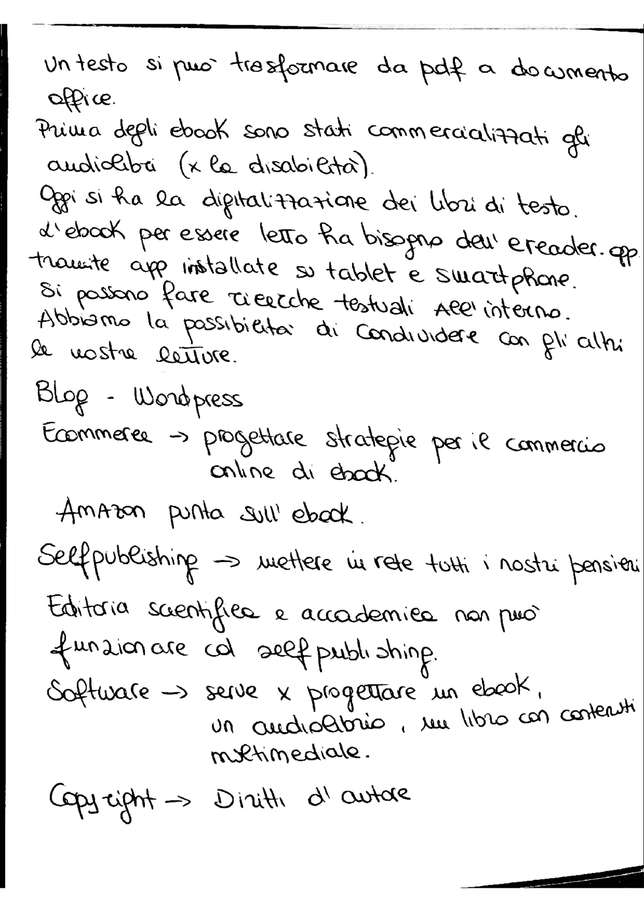 Laboratorio Editoria Digitale Docsity