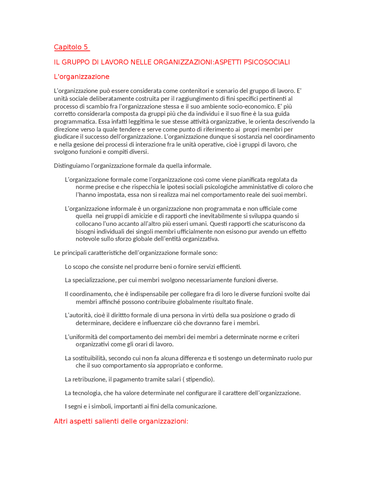 Dinamiche Di Gruppo Docsity