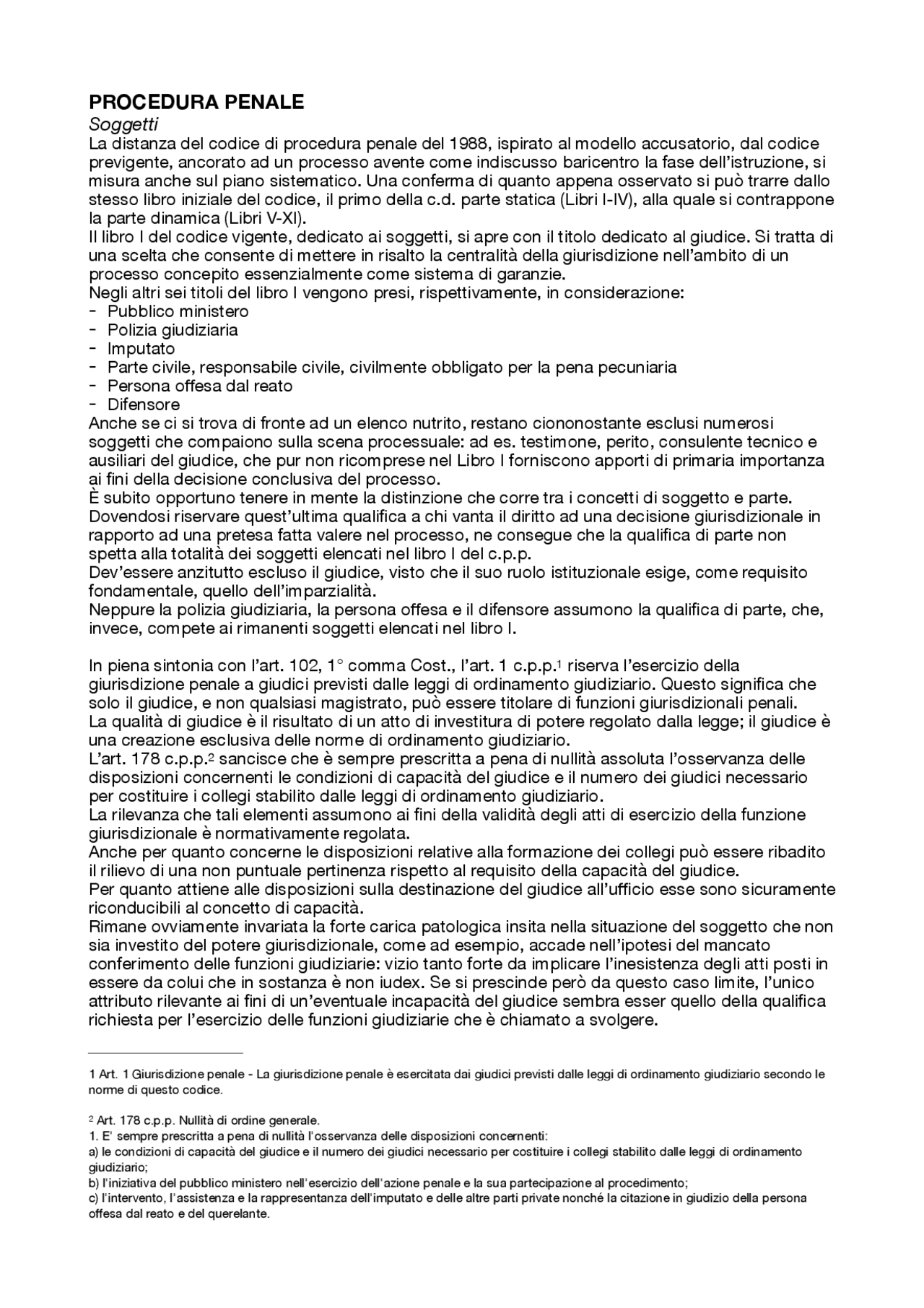 Riassunto Completo Del Conso Grevi Bargis Docsity