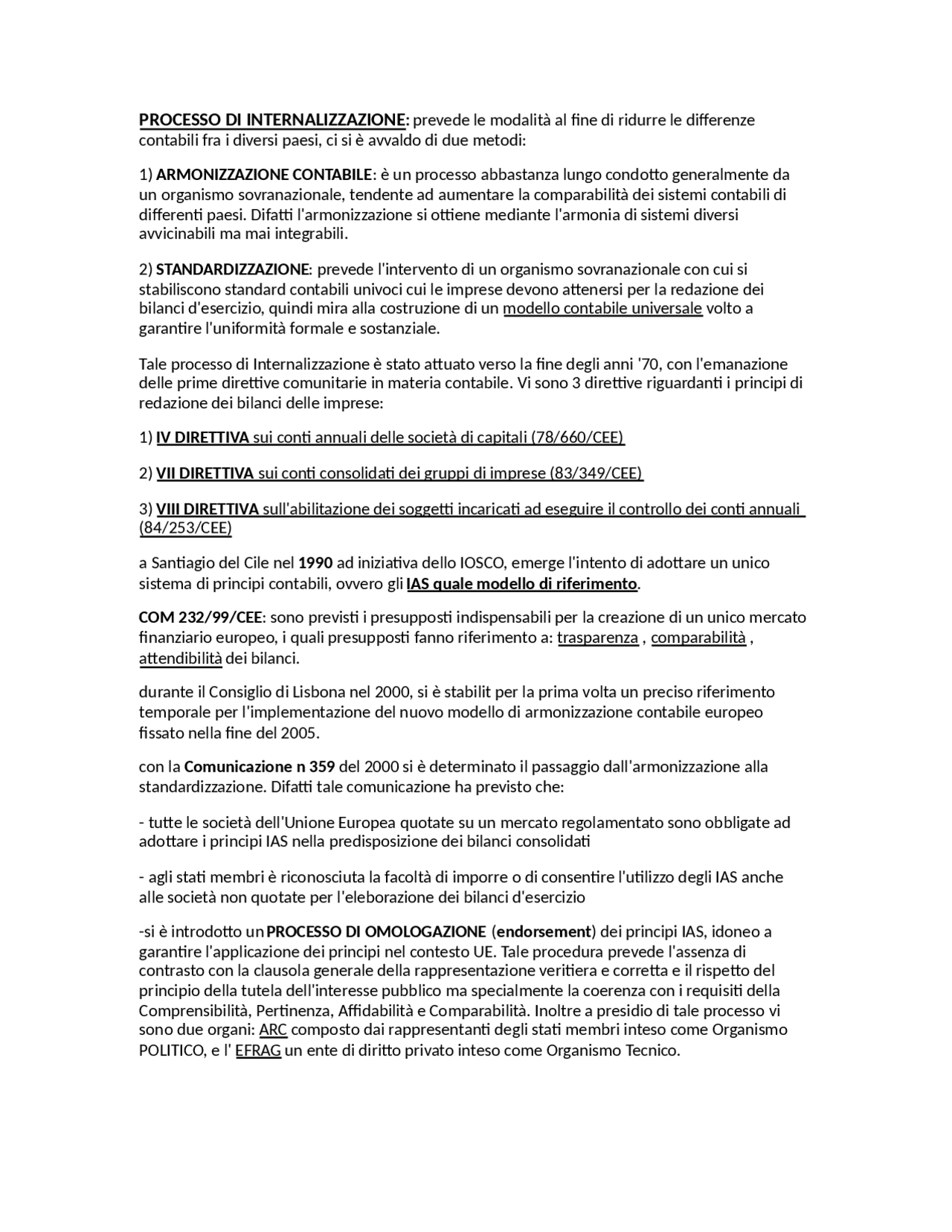 Dispense Di Ragioneria Docsity